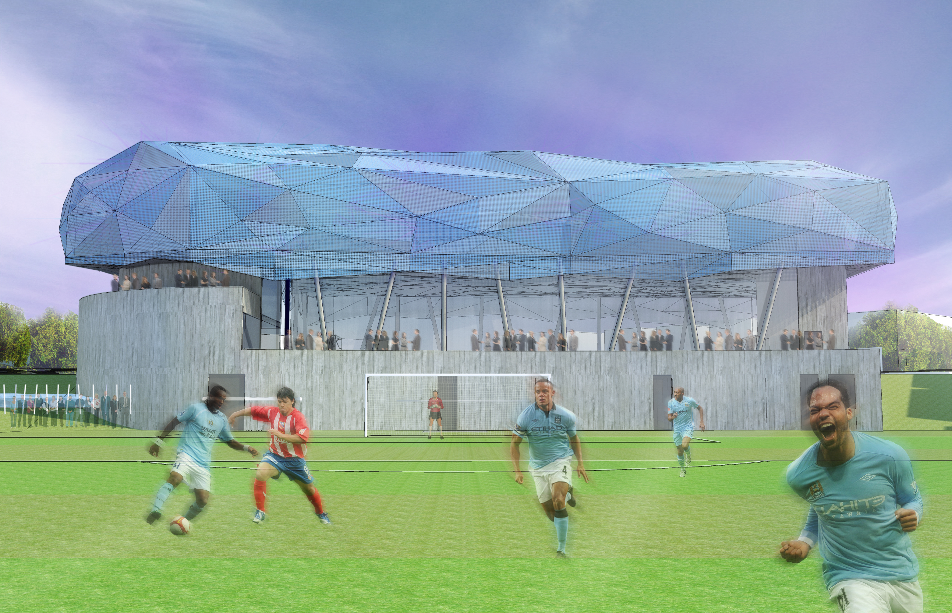 Met Oval Soccer Training Facility by STRATA ARCHITECTS PLLC - Architizer