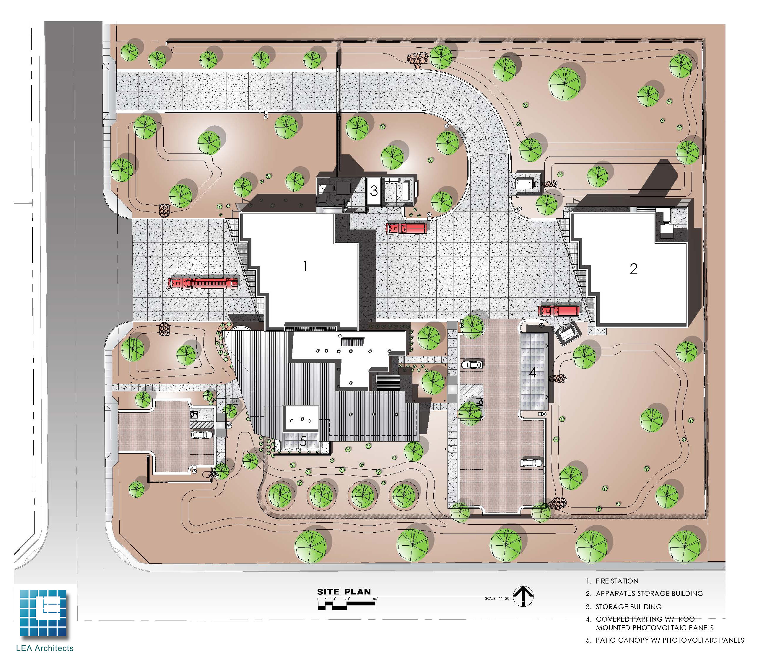 Idea 1242220: Phoenix Fire Station 59, LEED Platinum by LEA Architects, LLC in Phoenix, United ...
