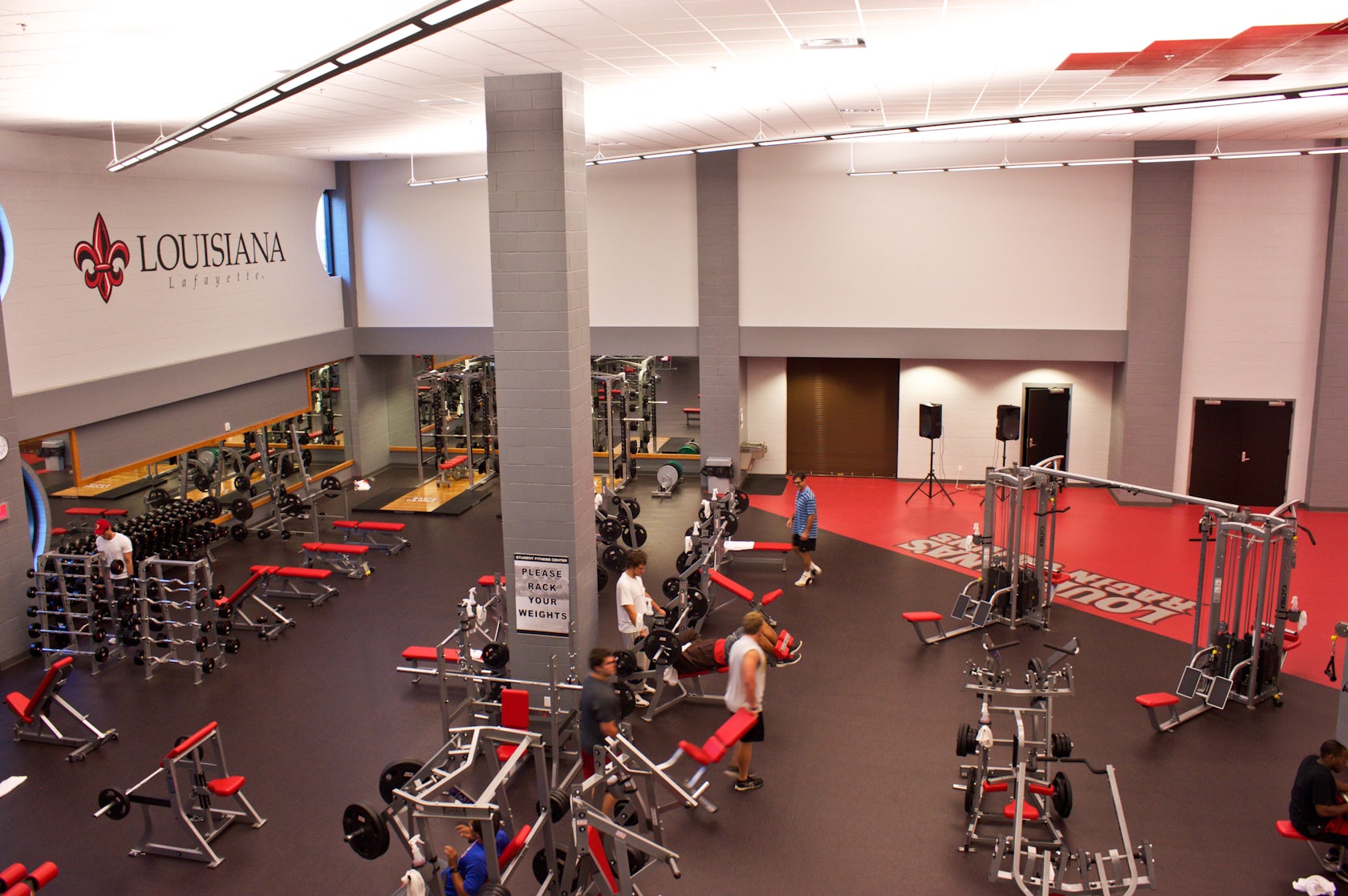Bourgeois Hall Weight Room Addition University Of Louisiana At Lafayette By Barras Architects
