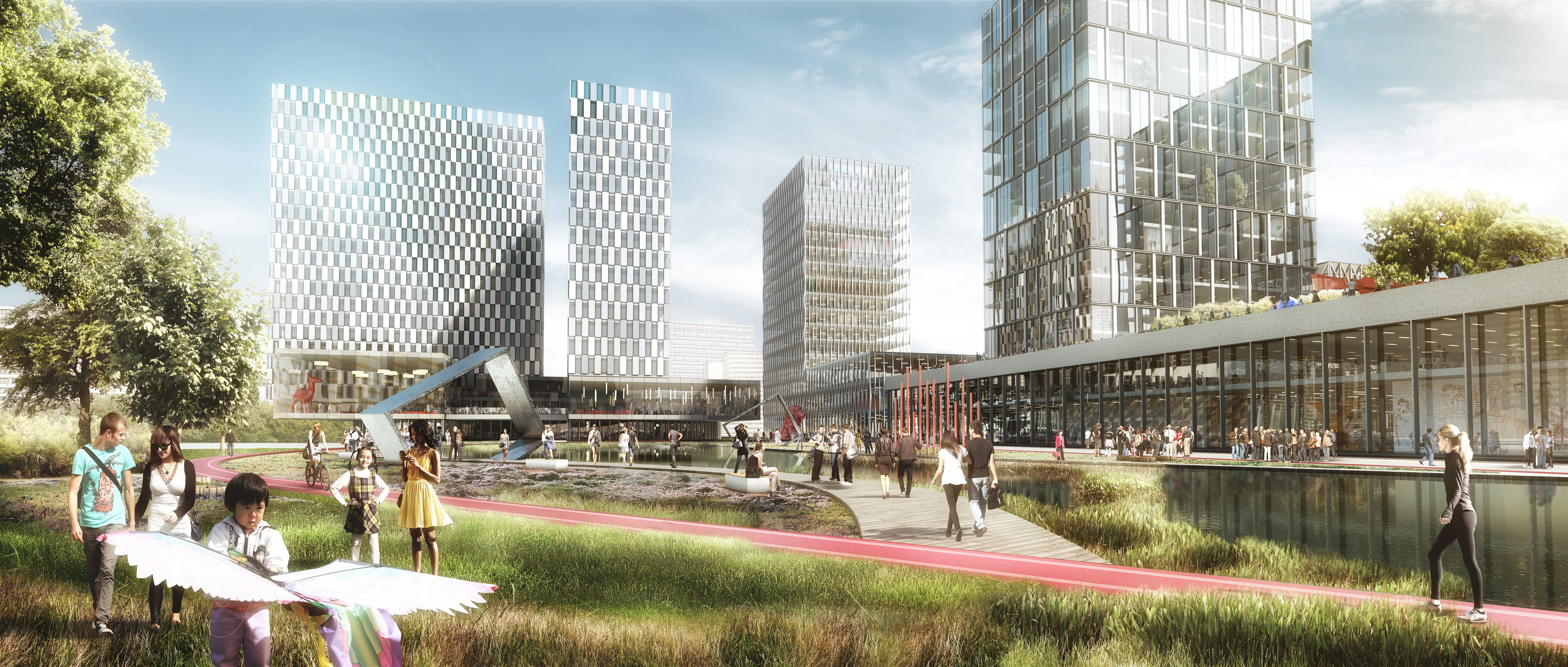 Tianjin Dongli High-Tech District by schmidt hammer lassen architects - Architizer