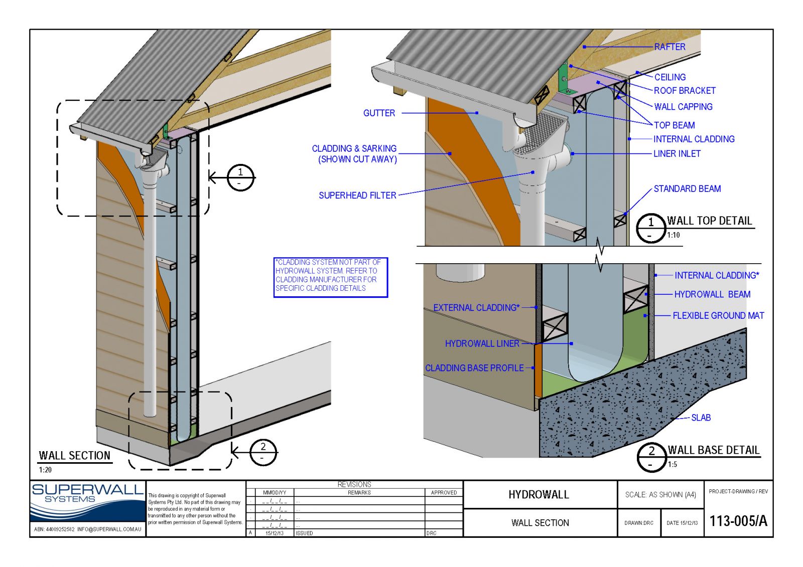 Idea 1384440: Hydrowall Modular Wall Systems and Rainwater Storage Walls by Superwall Systems in ...