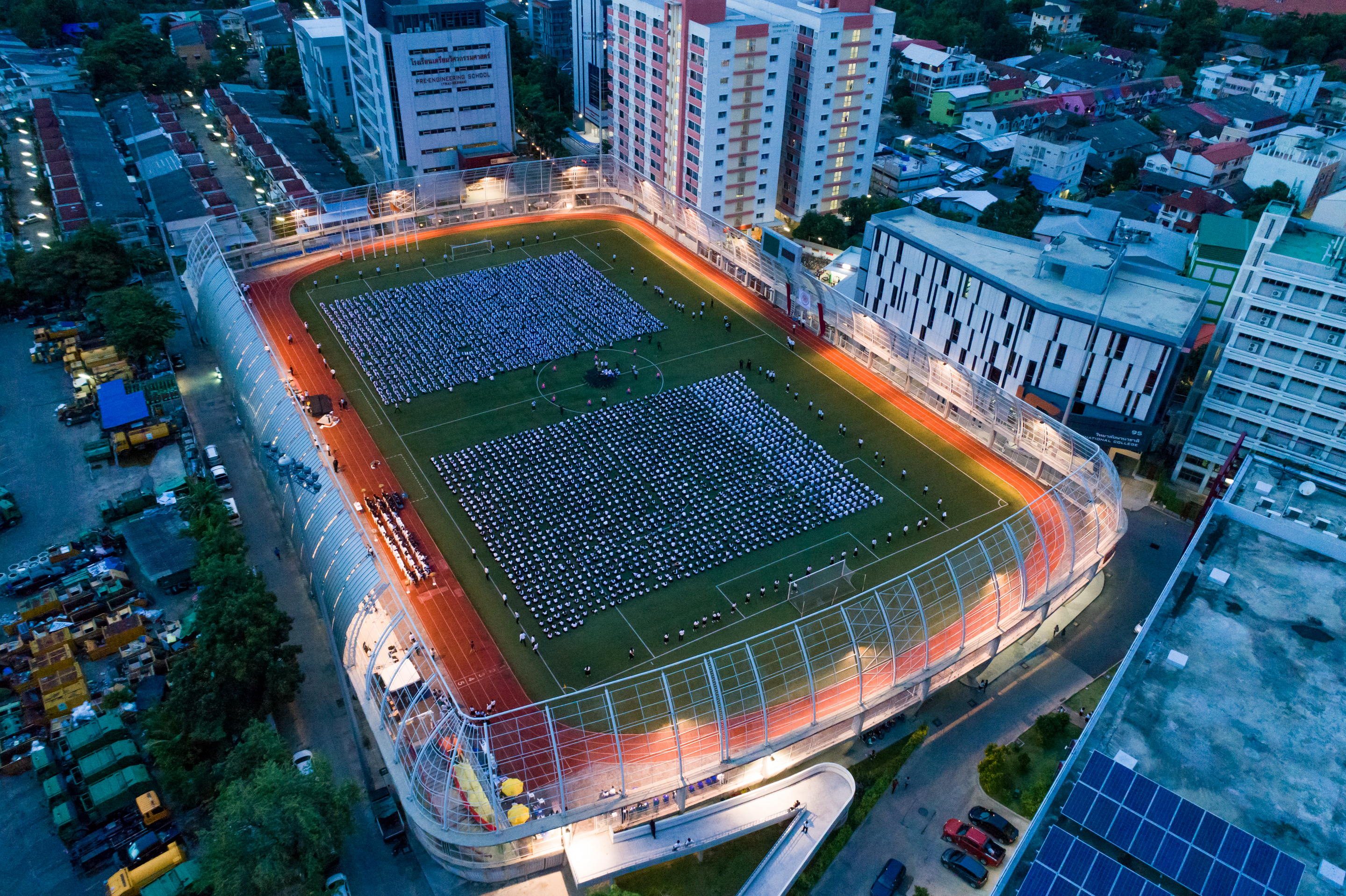 Football Stadium, KMUTNB Bangkok Campus by Geodesic Design - Architizer