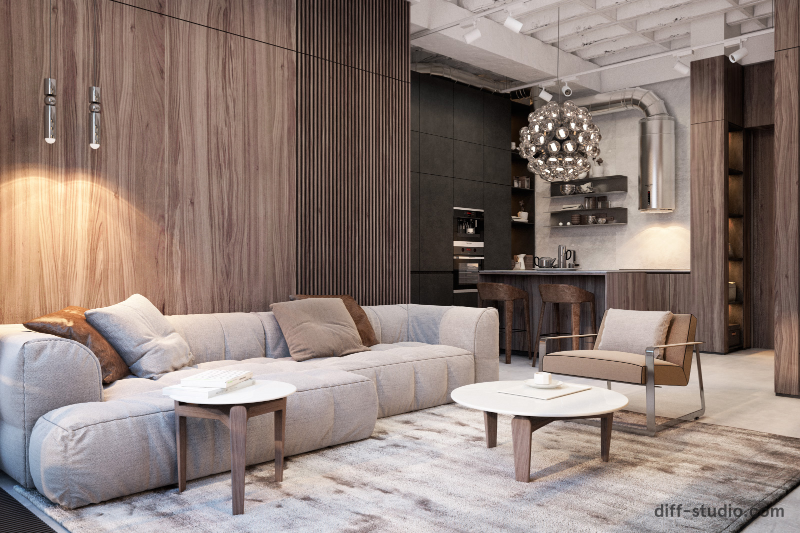 Moscow loft by Diff.Studio - Architizer