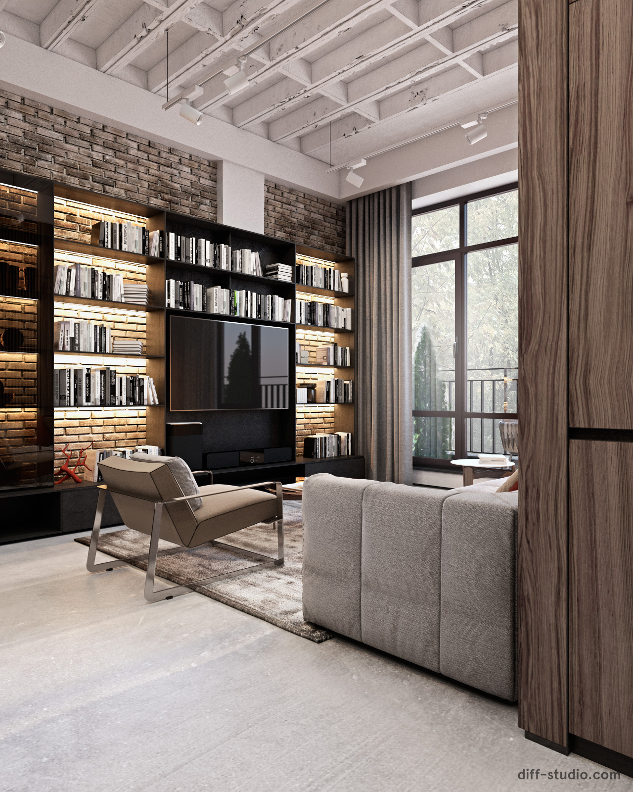 Moscow loft by Diff.Studio - Architizer