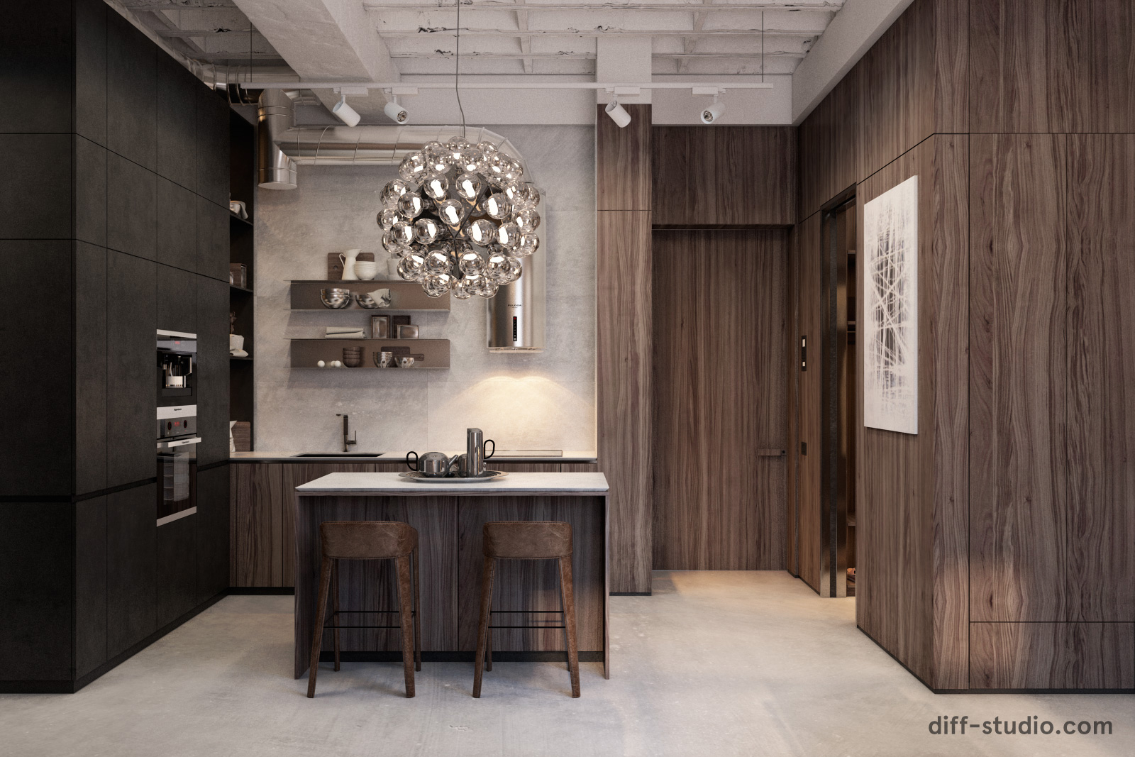 Moscow loft by Diff.Studio - Architizer