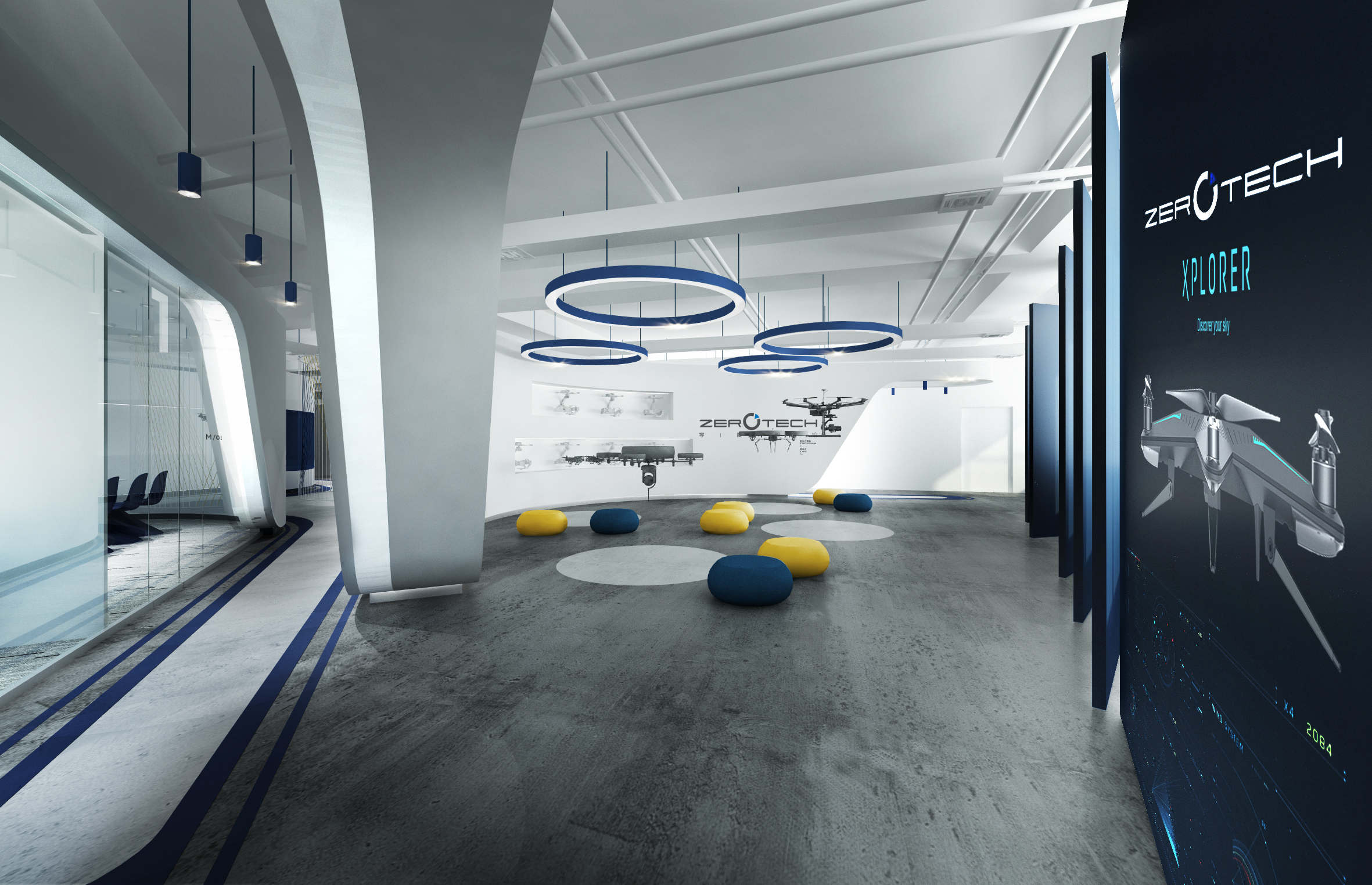 ZEROTECH Office/Showroom by Plusout Design Studio - Architizer