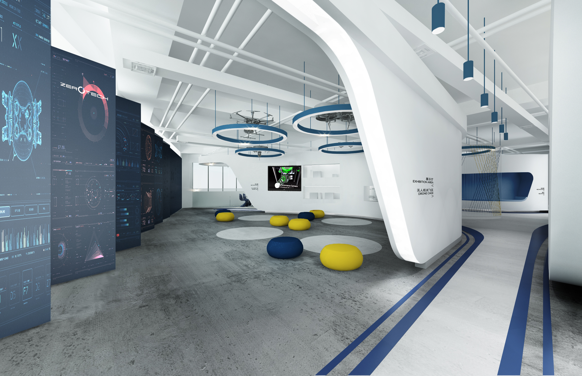 ZEROTECH Office/Showroom by Plusout Design Studio - Architizer