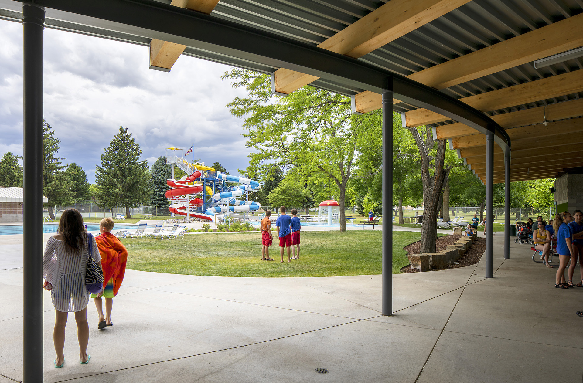 Rose Park Pool Operations Building - New Building by Cushing Terrell - Architizer