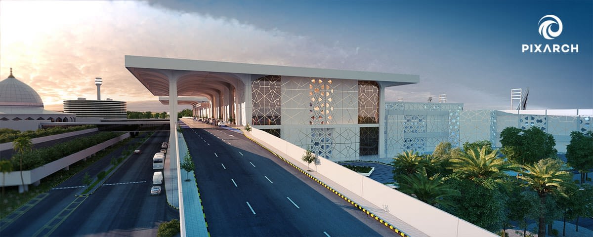 King Fahd International Airport by Pixarch 3D Architectural Visualization Company - Architizer
