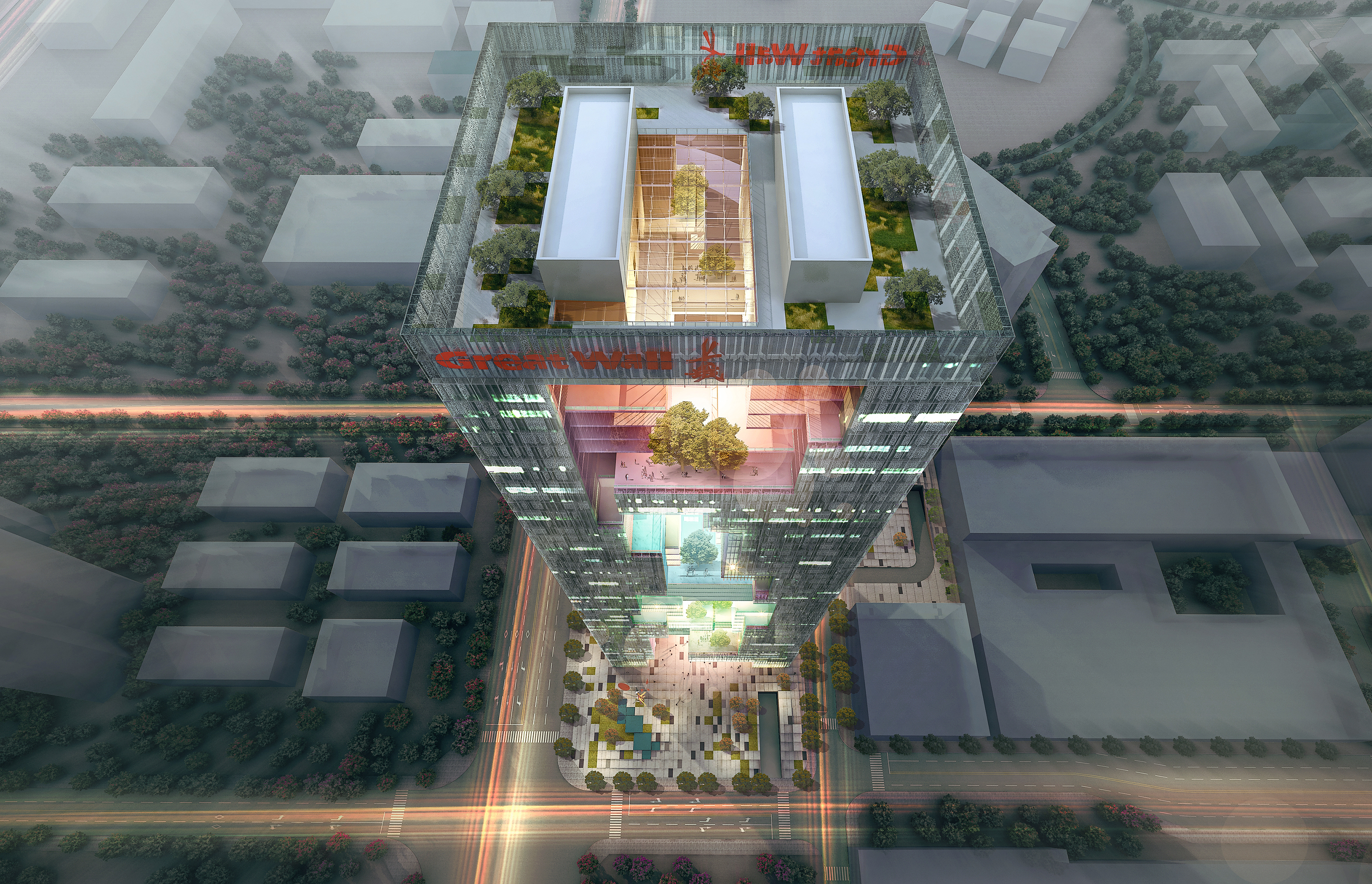 Great Wall Technology Headquarters by Shenzhen Huazhu Architectural & Engineering Design Co ...