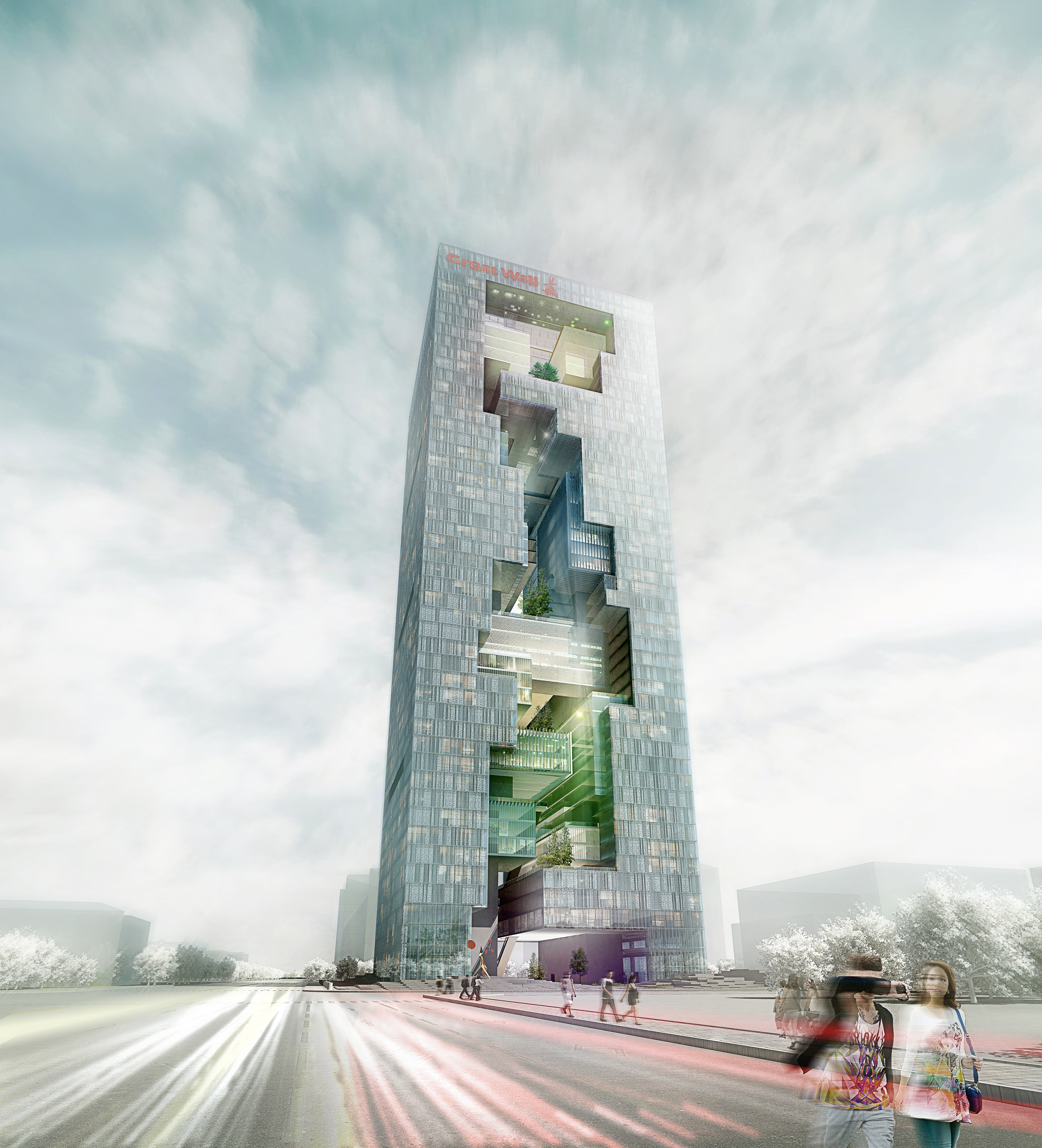 Great Wall Technology Headquarters by Shenzhen Huazhu Architectural & Engineering Design Co ...