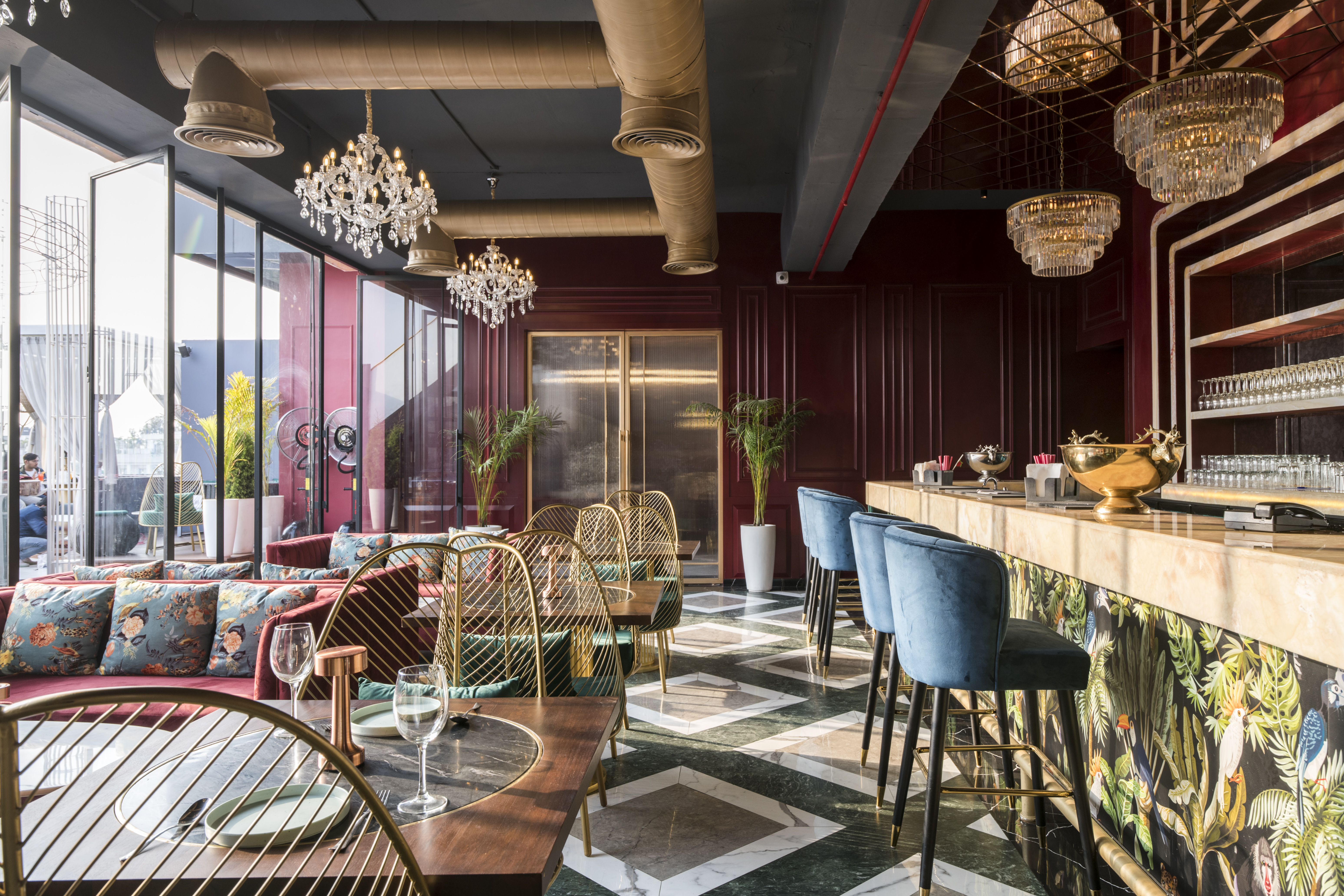 Skye Rooftop Lounge by Chromed Design Studio - Architizer