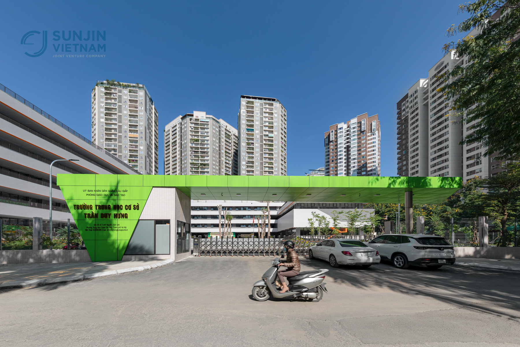 TRAN DUY HUNG SECONDARY SCHOOL by Sunjin Vietnam Joint Venture Company - Architizer