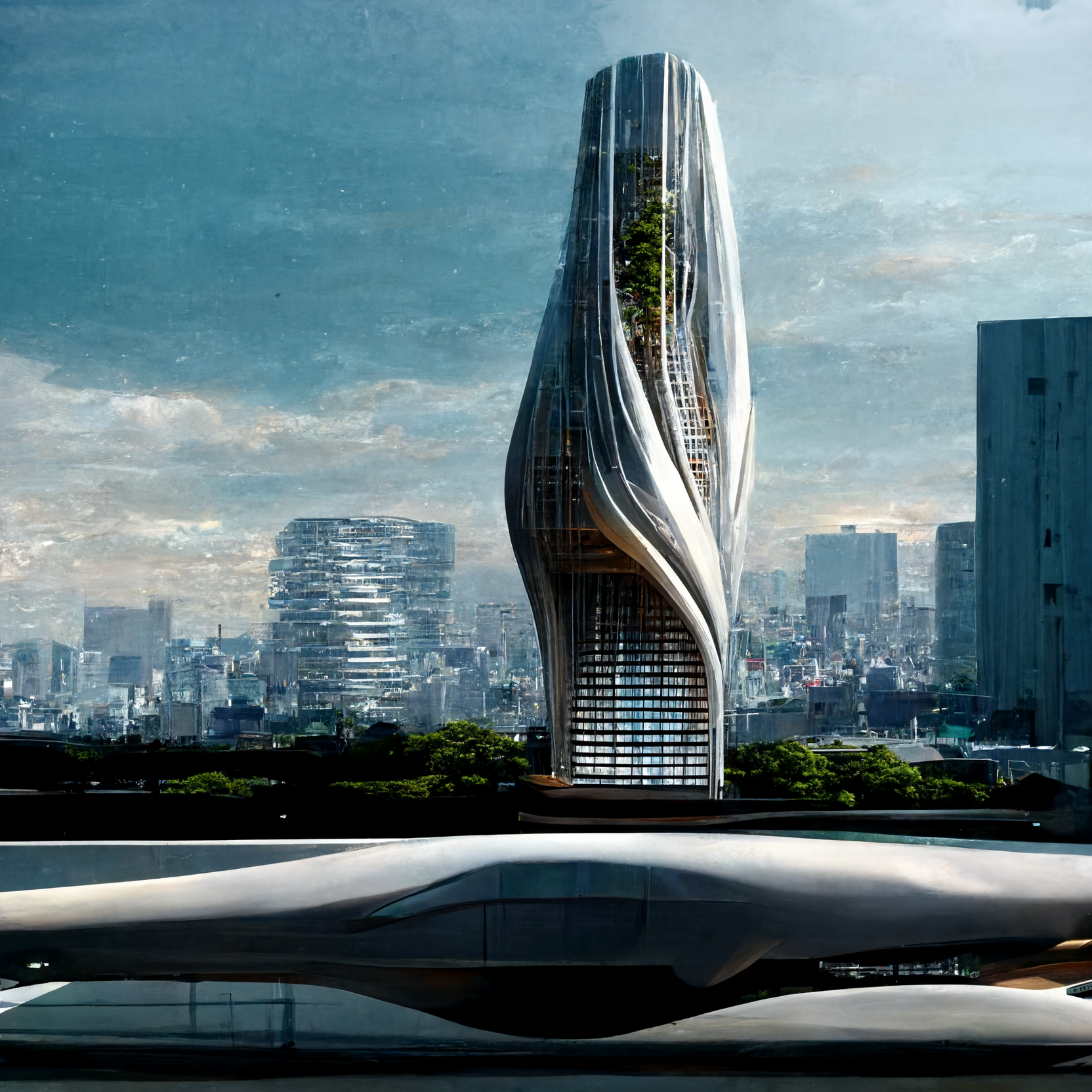 AI Skyscraper Design by MA2 - Architizer