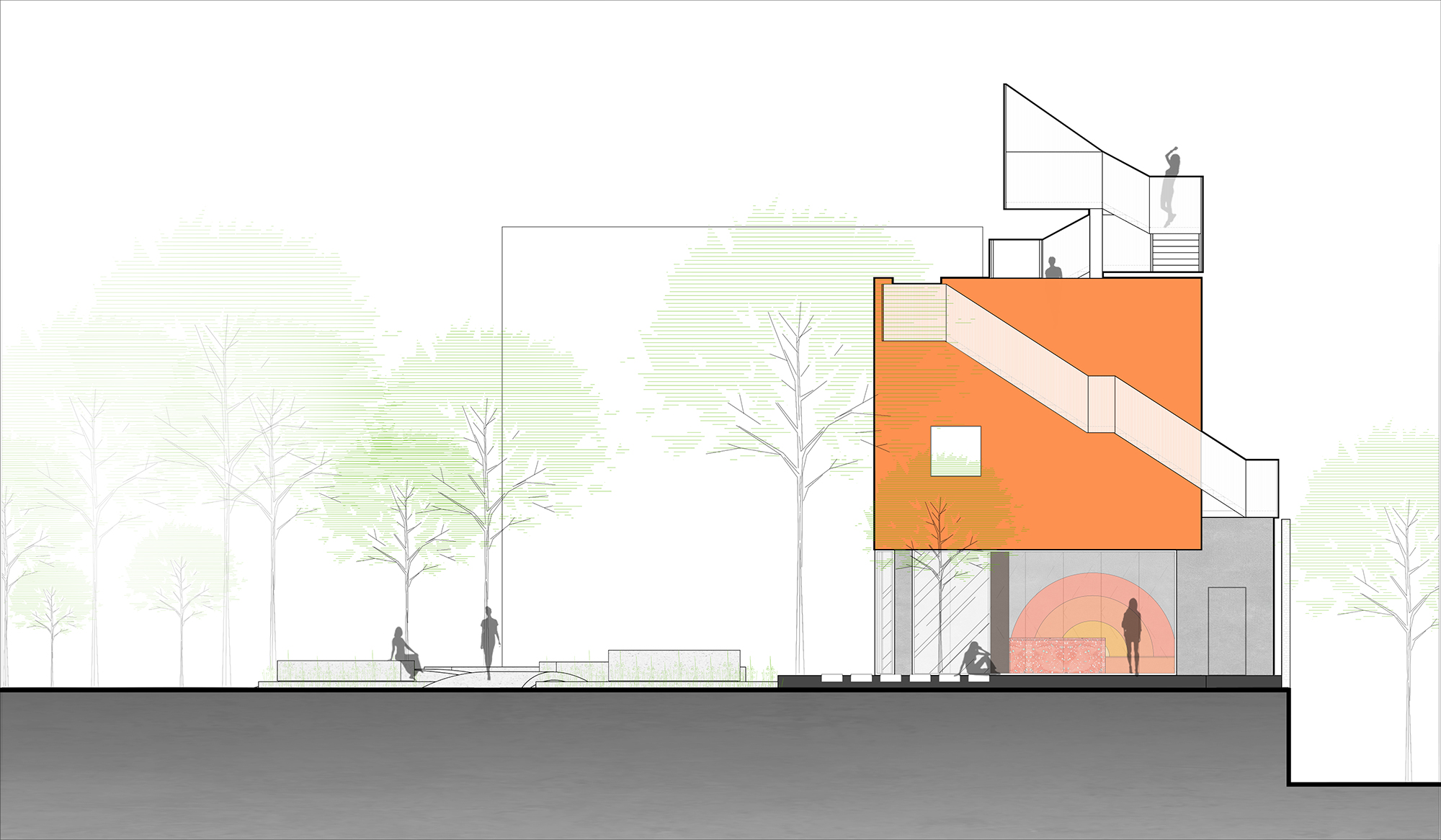 Popped Orange / Uhub HOUSE by Wutopia Lab by Wutopia Lab - Architizer