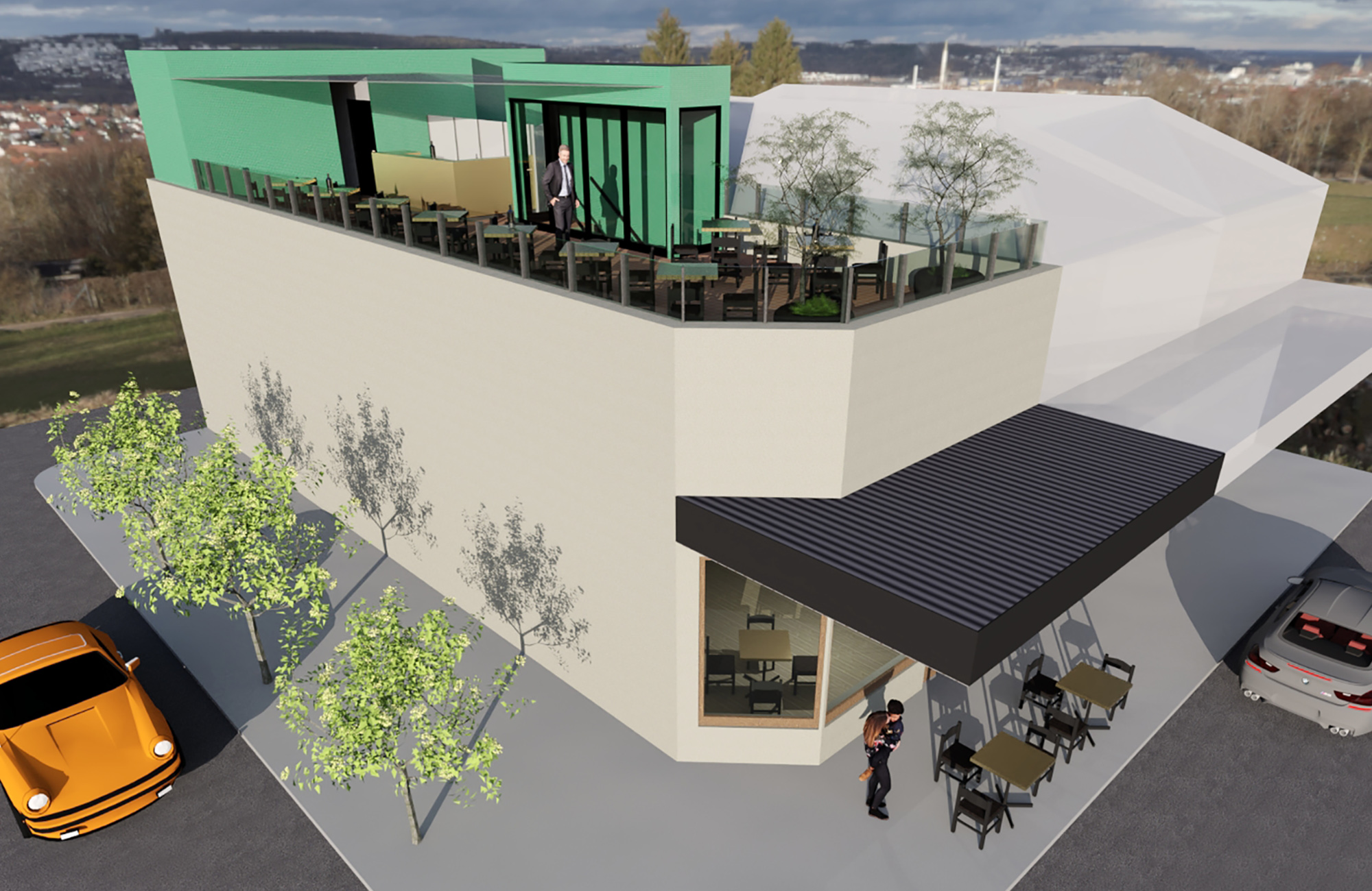 Rooftop Bar by SG2 architects + interiors - Architizer