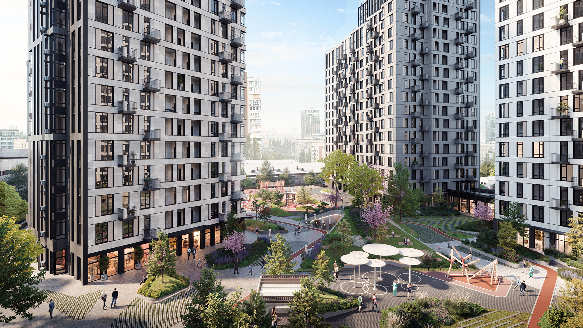 TRINITY APARTMENT COMPLEX by POLOTNO ARCHITECTS - Architizer