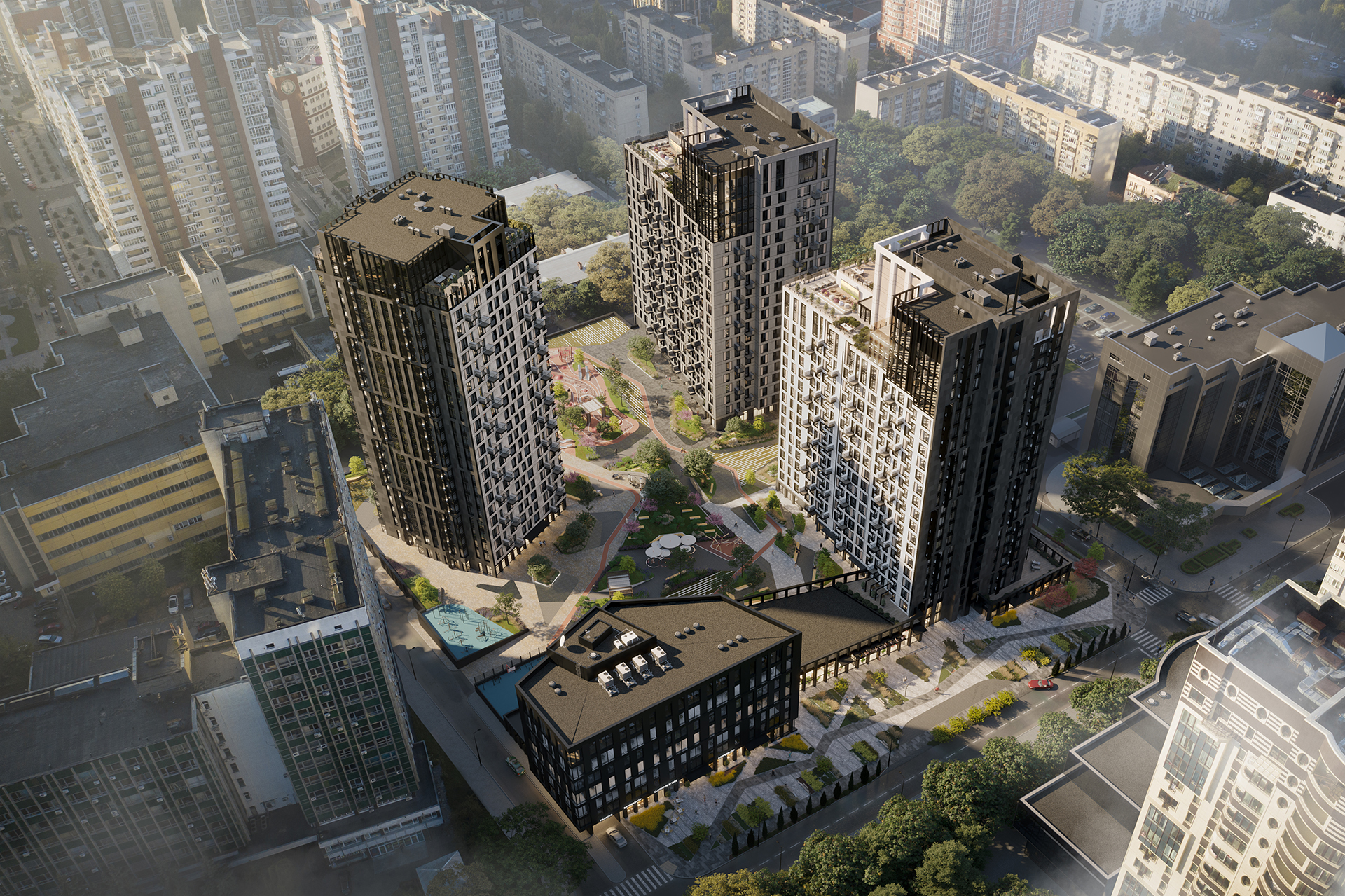 TRINITY APARTMENT COMPLEX by POLOTNO ARCHITECTS - Architizer