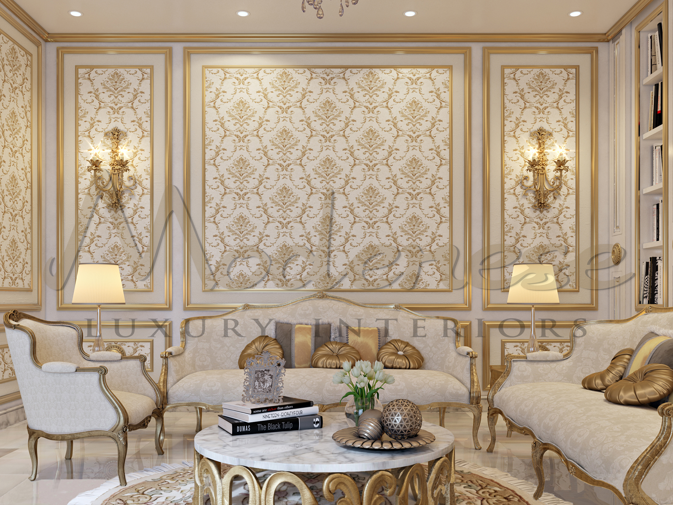 Classic Interior Design For A Mansion In Dubai by MODENESE Luxury Interiors - Architizer