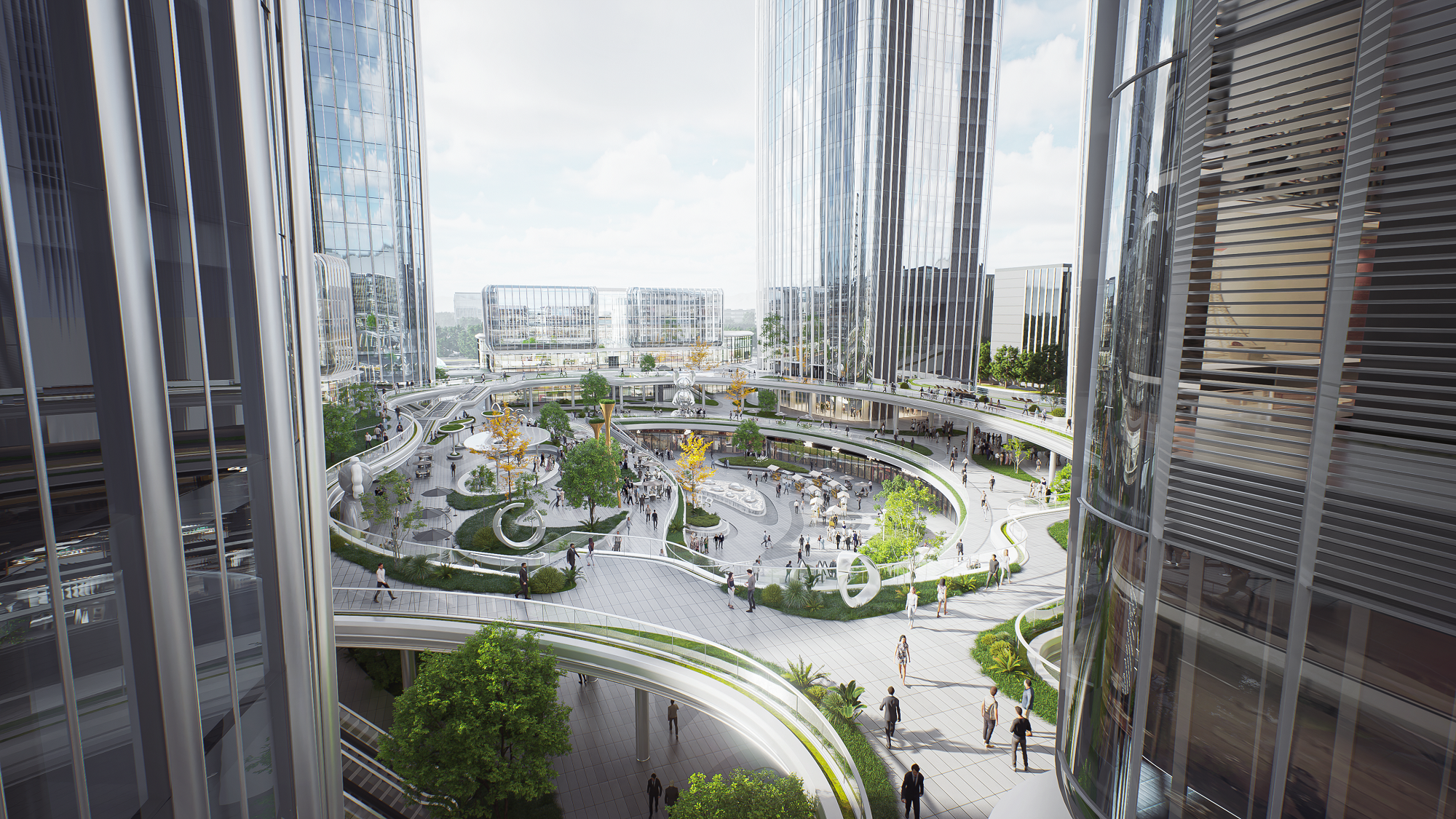 Aedas-Designed Double Twin Towers Complex Setting Itself to be The Future Landmark by Aedas ...