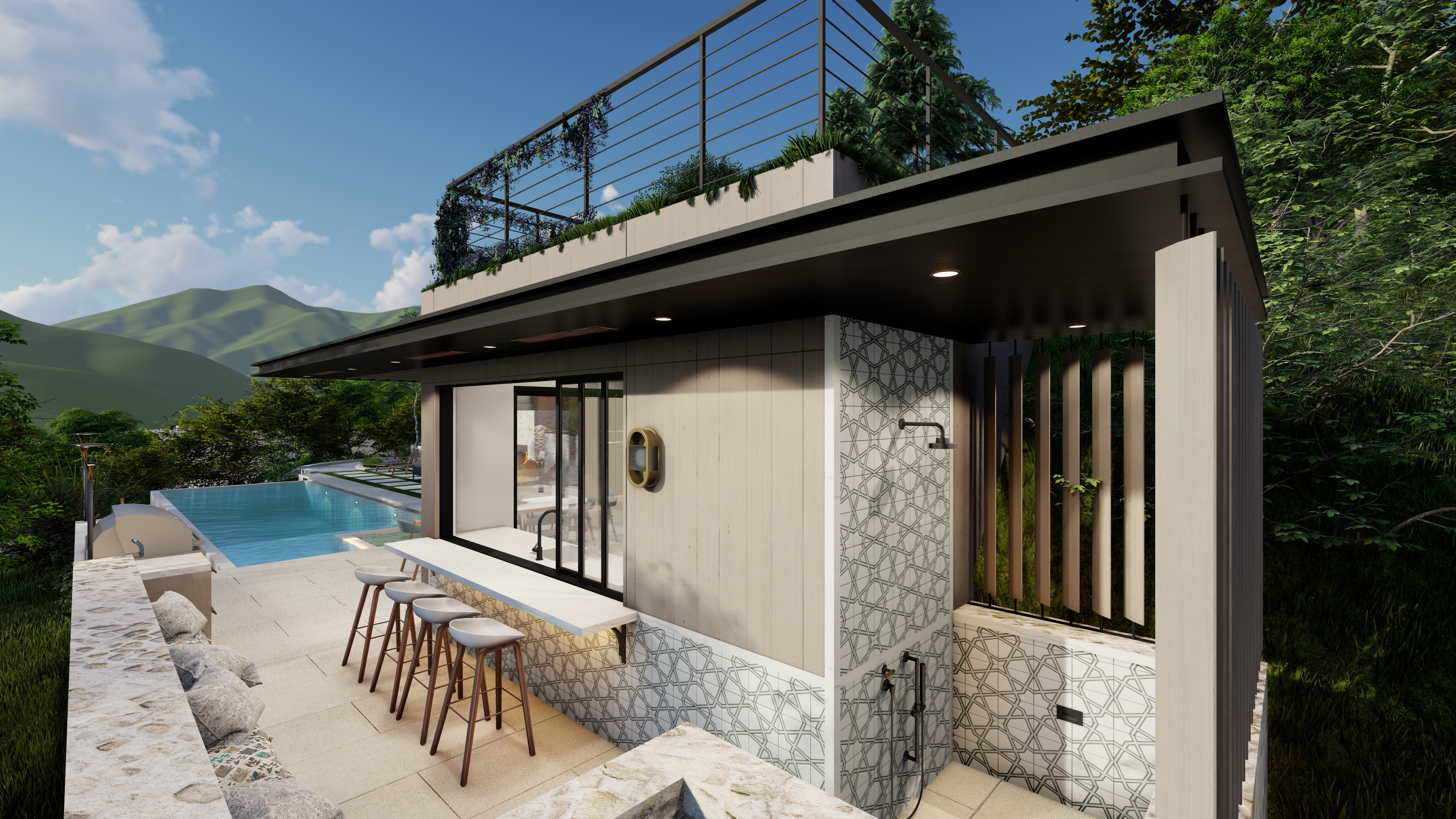 Marin Pool House and Landscaping by EAG Studio - Architizer