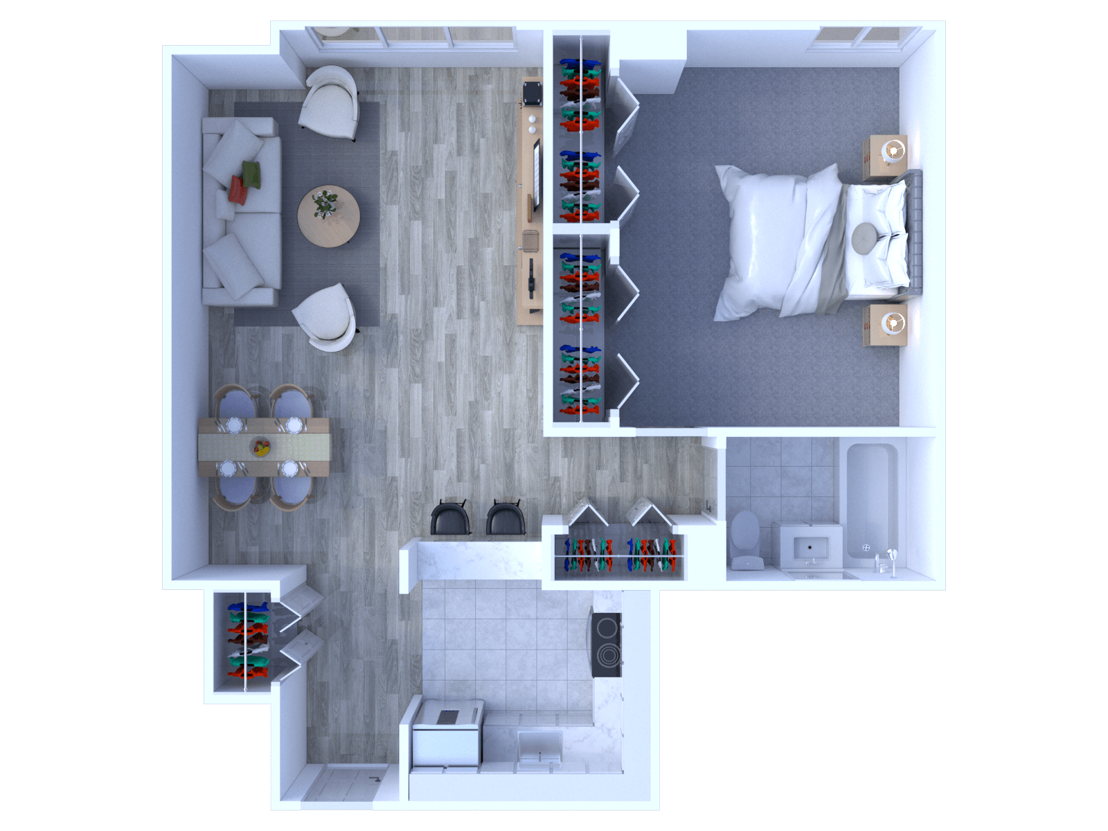 3D Floor Plans for Affordable Housing Developers by The 2D3D Floor Plan Company - Architizer