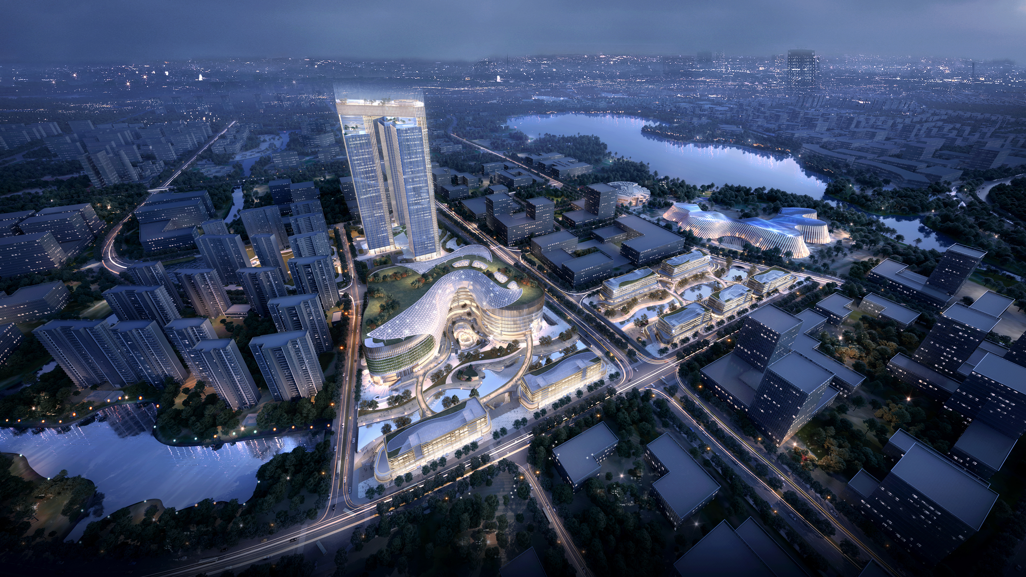 Nantong Golden Eagle World by Lead8 - Architizer