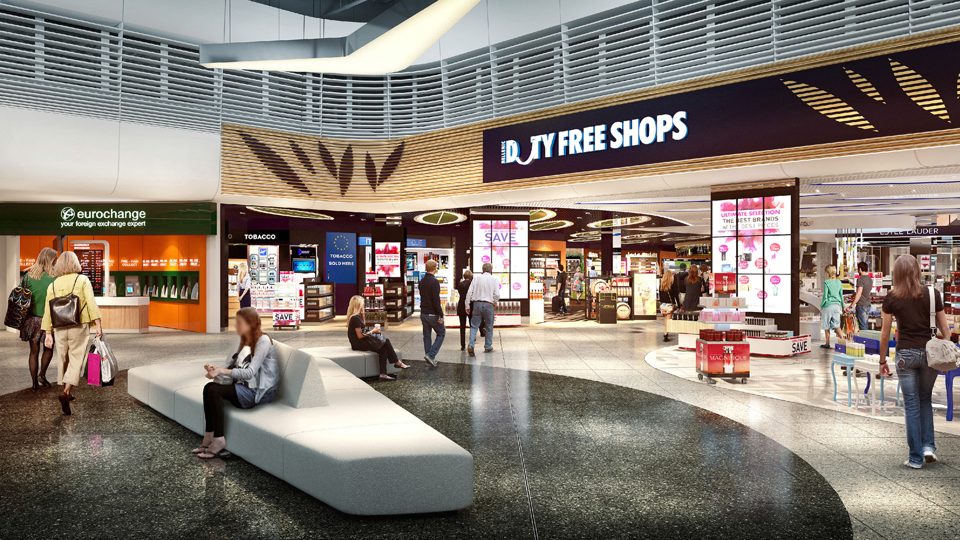 HELLENIC DUTY FREE SHOPS Core Store-Boutiques by AETER ARCHITECTS - Architizer