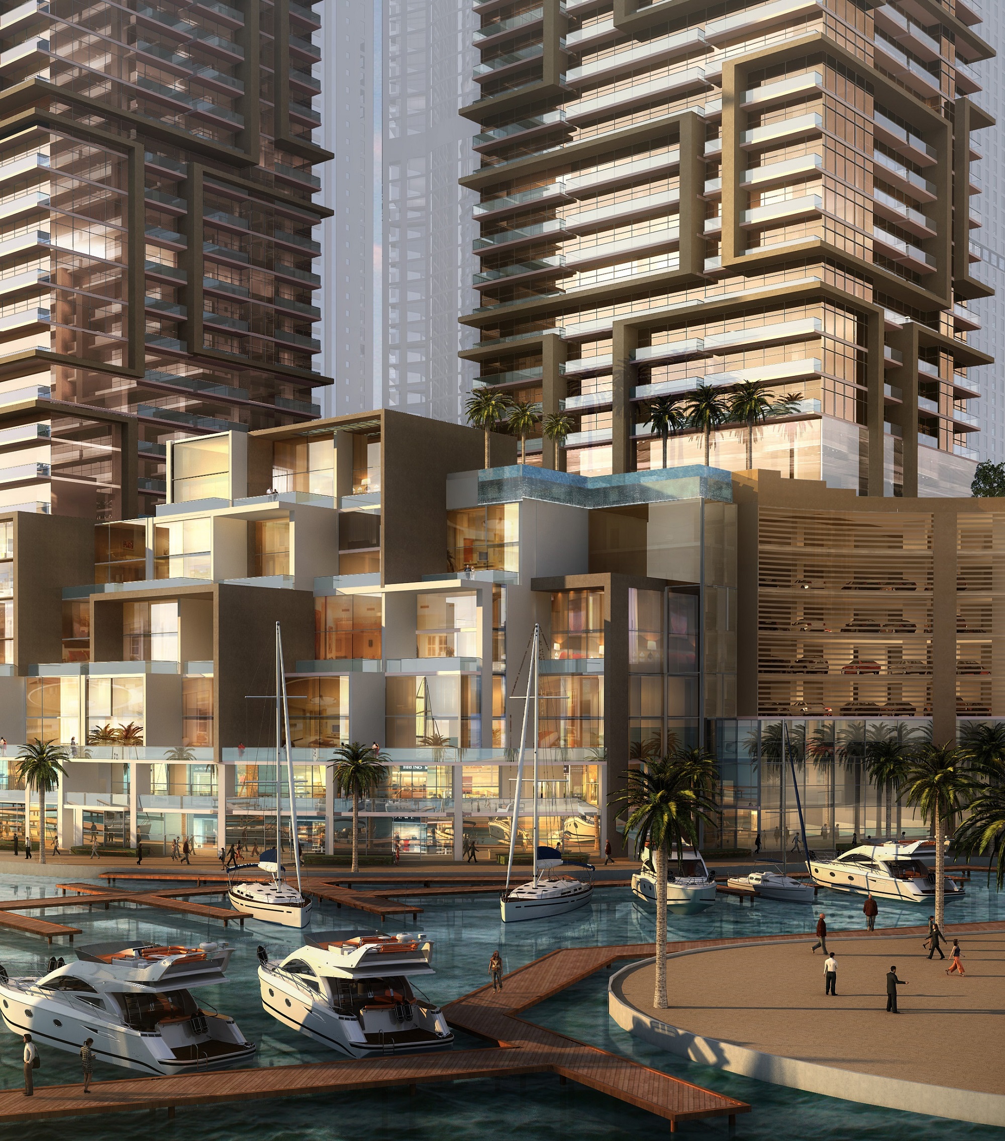 Luxurious Waterfront Living at Marina Gate Towers by Aedas by Aedas - Architizer