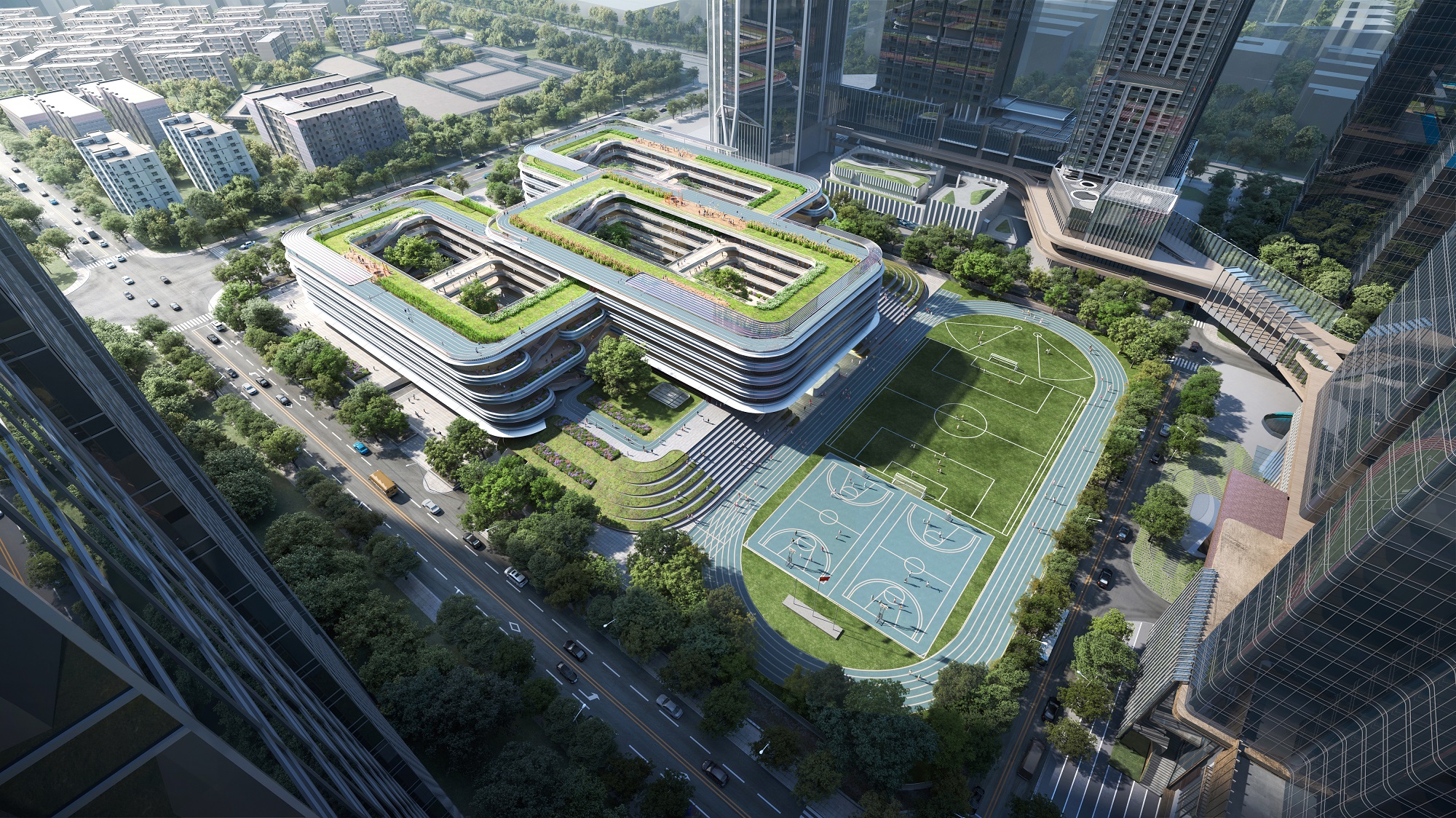 Aedas unveils a world-class collaborative campus in Shenzhen connecting dynamic urban fabric by ...