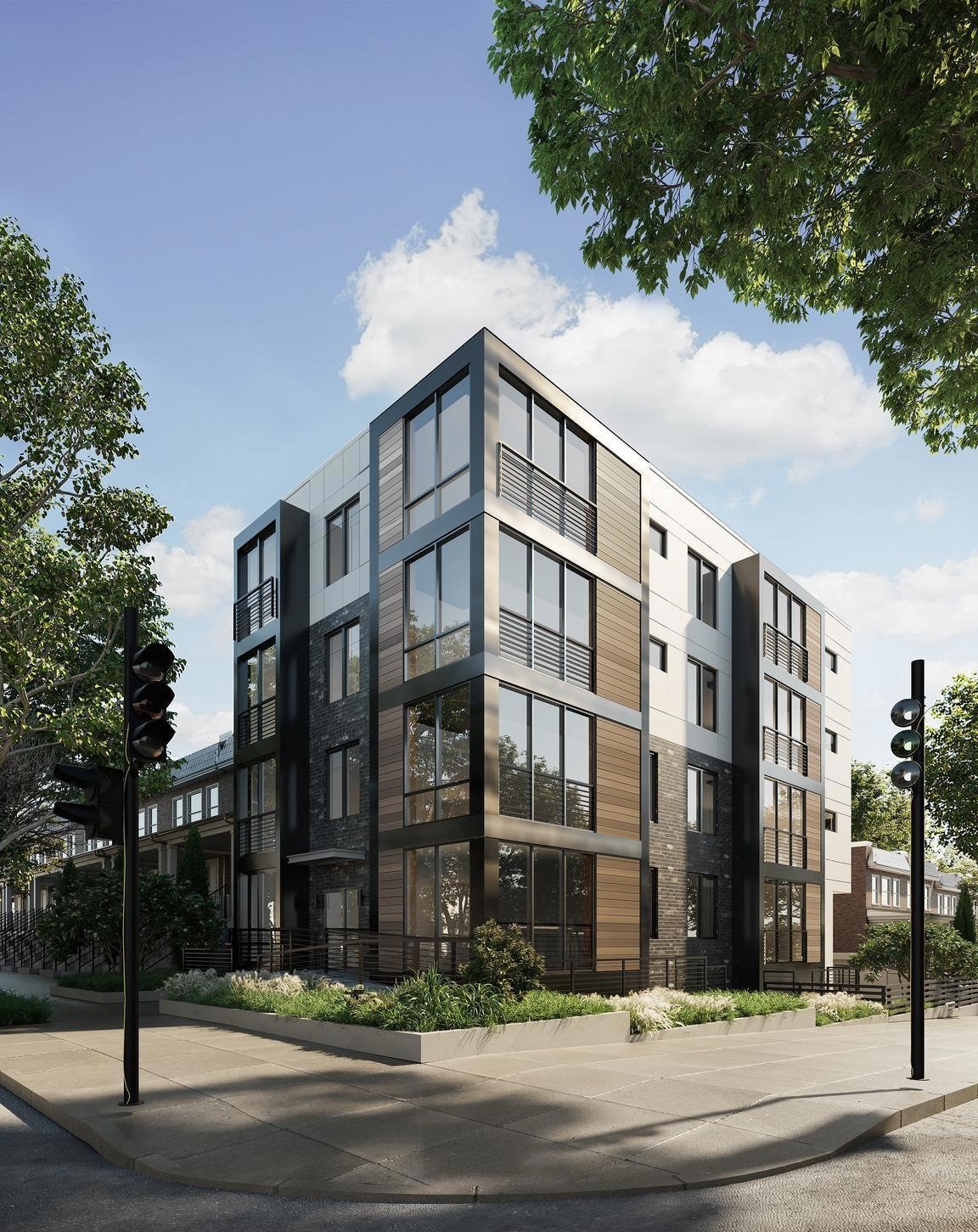 3D Exterior Rendering Washington, DC by The 2D3D Floor Plan Company - Architizer