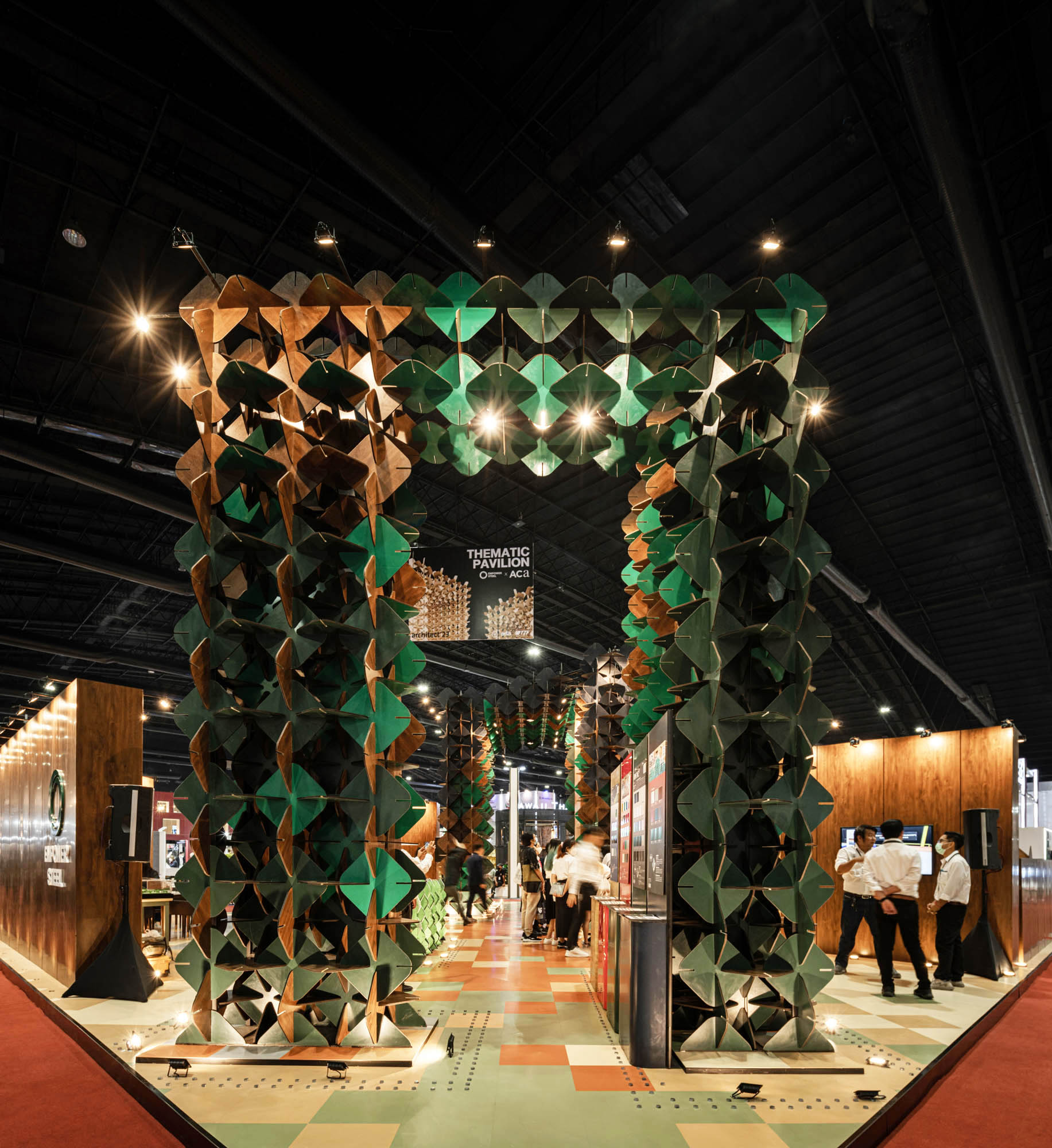 ACA x Empower Steel Thematic pavilion : Architect Expo 2023 by ACA Architects - Architizer