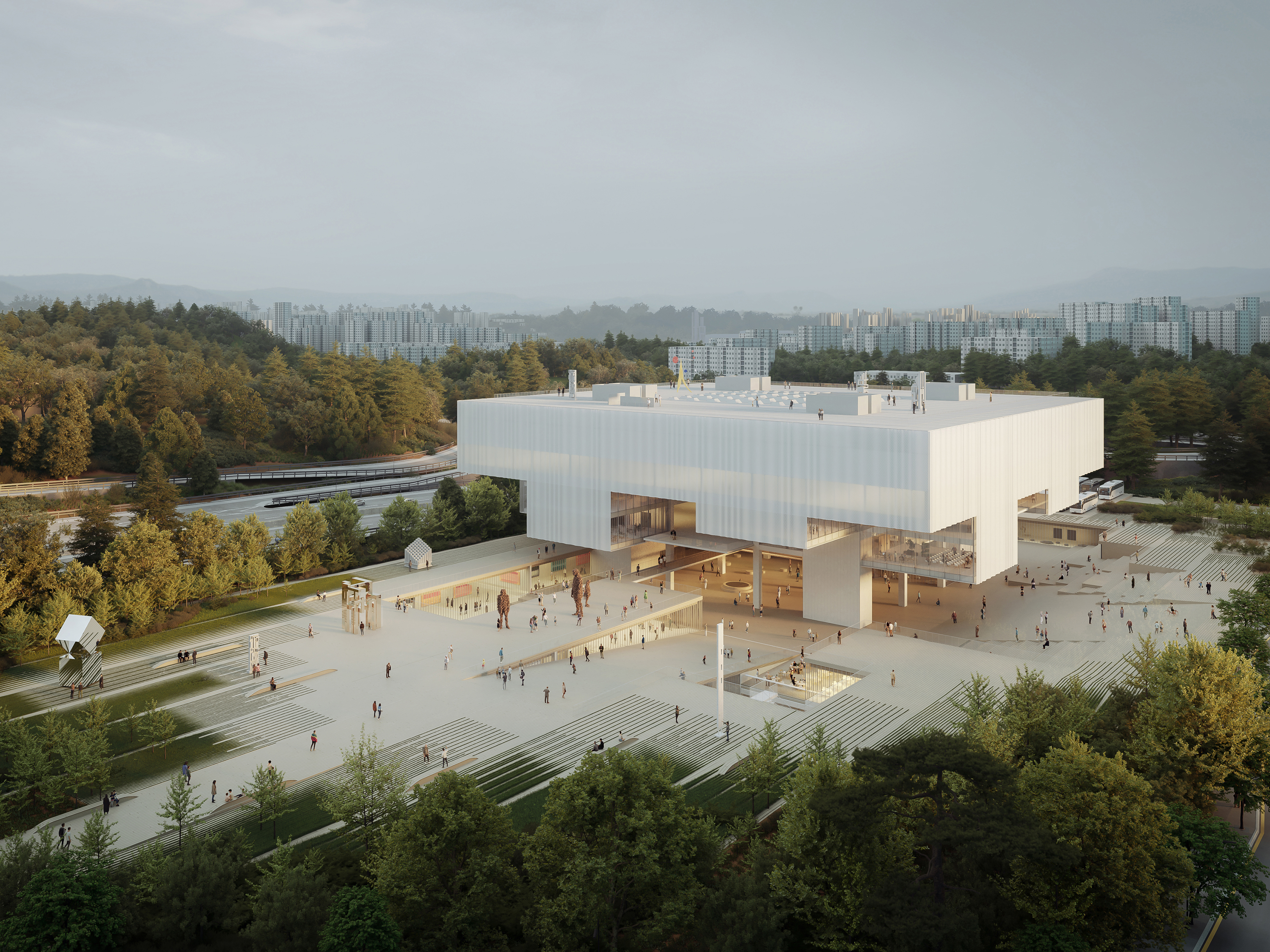 ArchiWorkshop, Studio Akkerhuis and Posco A&C unveil floating Gwangju Biennale Keystone by ...