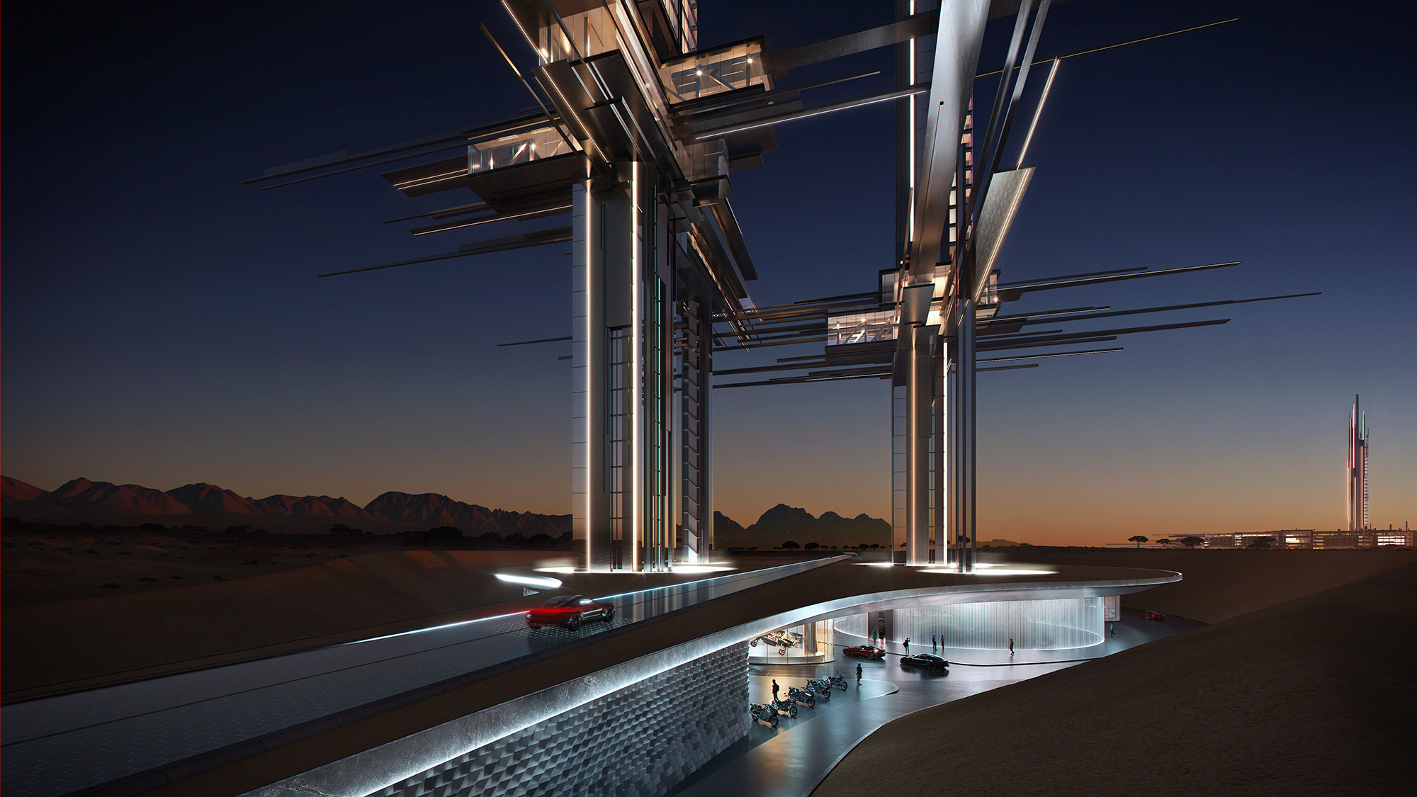 10 Design Crafts Otherworldly Architectural Design for Epicon Along the Gulf of Aqaba in NEOM by ...