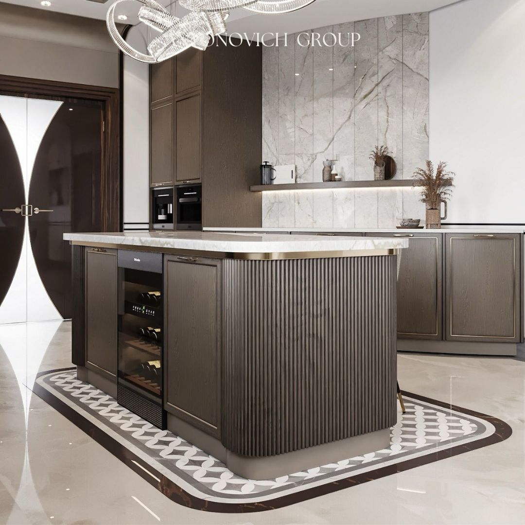 Crafting Culinary Elegance: Joinery Solution for Modern Kitchen by LUXURY ANTONOVICH DESIGN ...