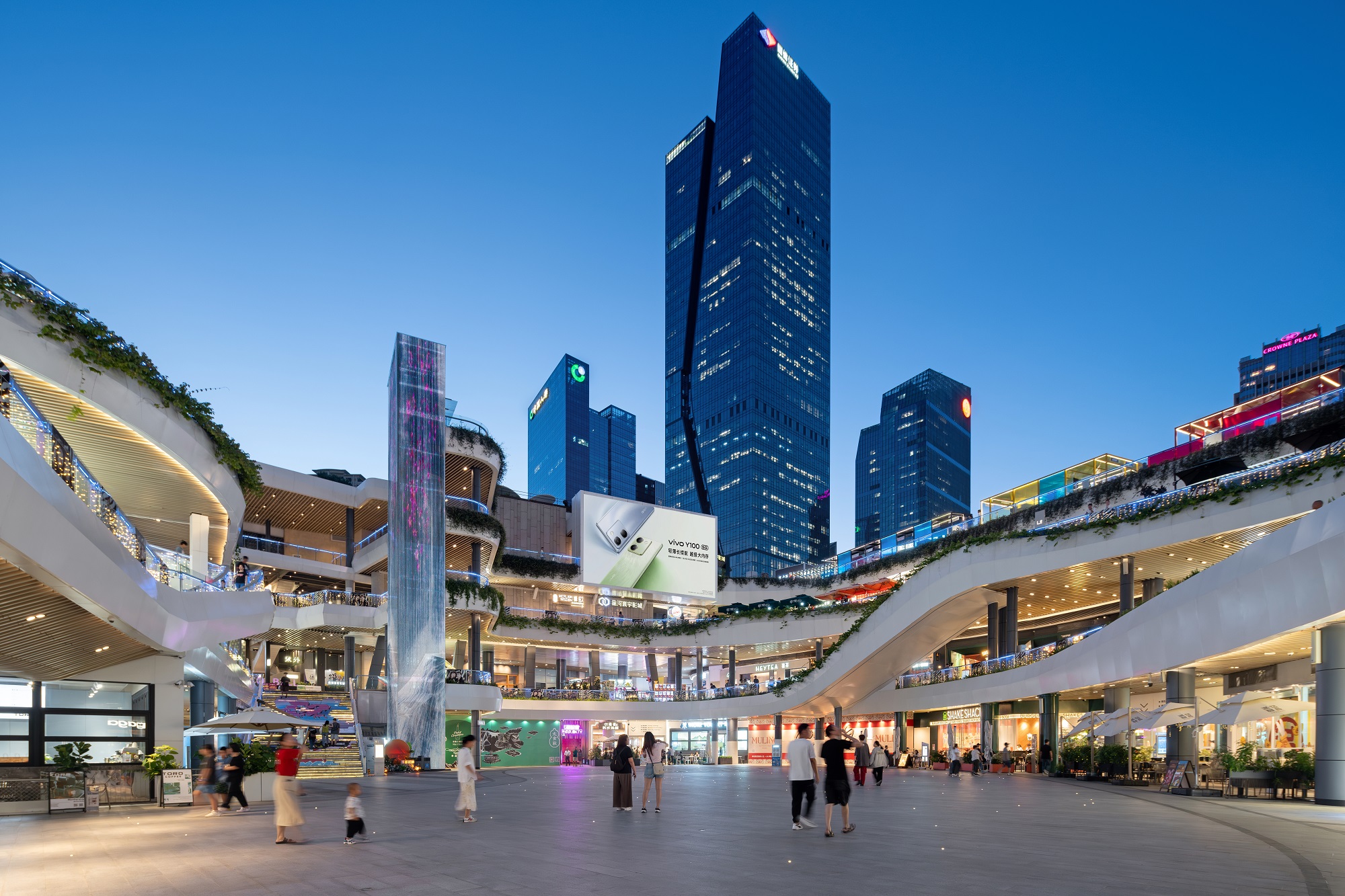 Revitalising the mixed commercial park in Futian CBD by Aedas - Architizer