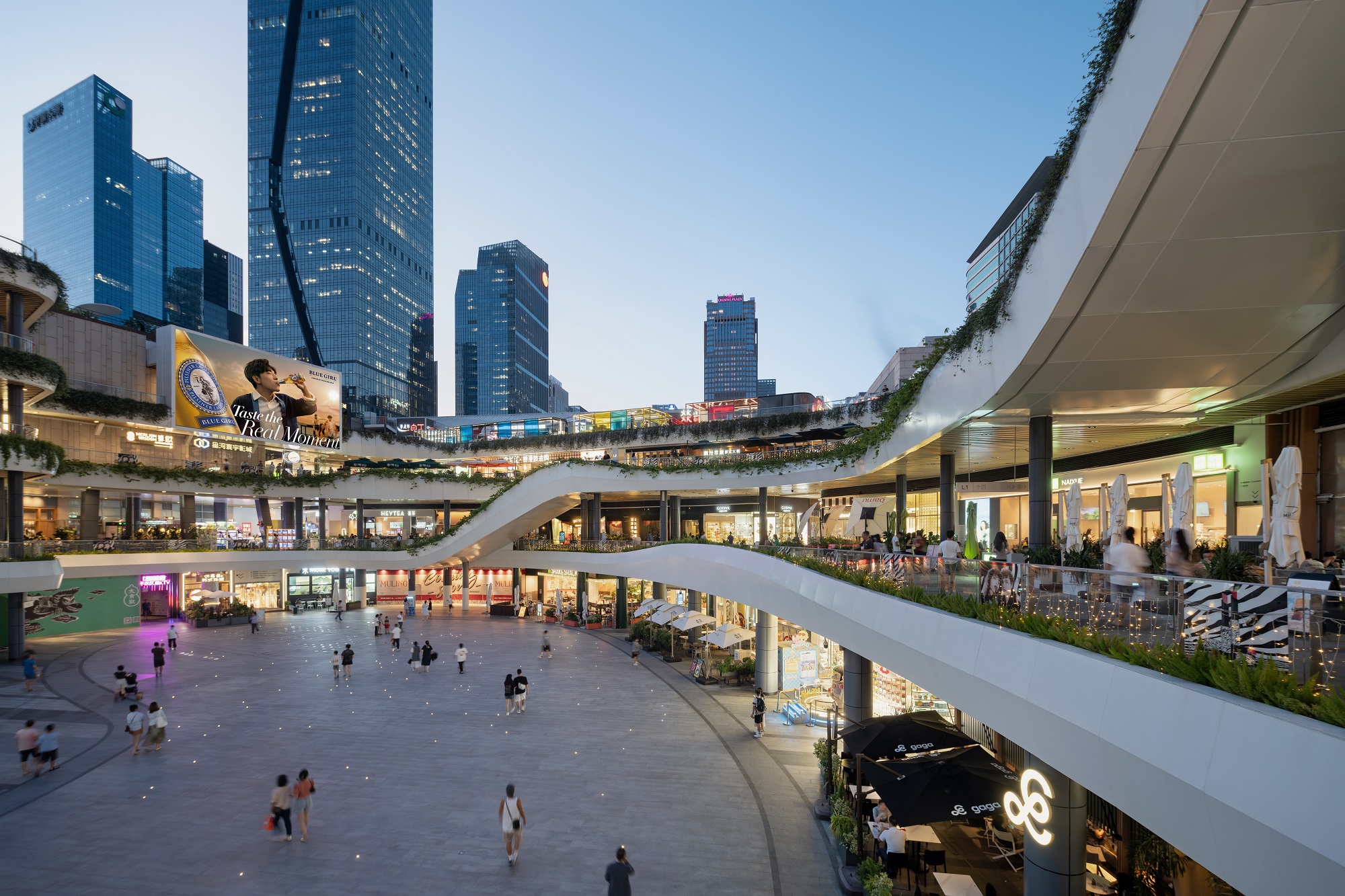 Revitalising the mixed commercial park in Futian CBD by Aedas - Architizer