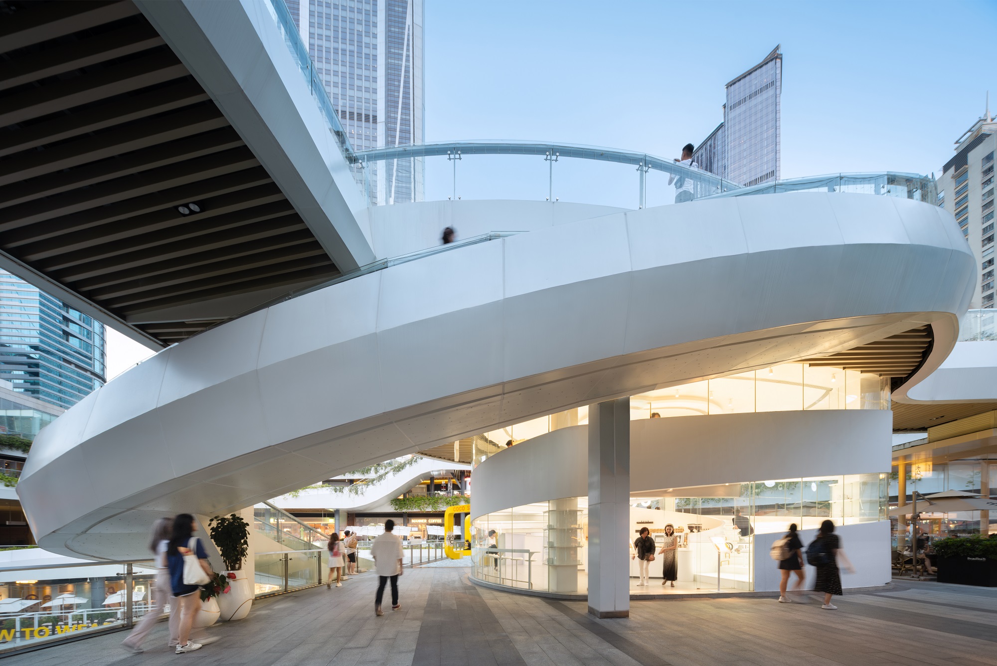 Revitalising the mixed commercial park in Futian CBD by Aedas - Architizer
