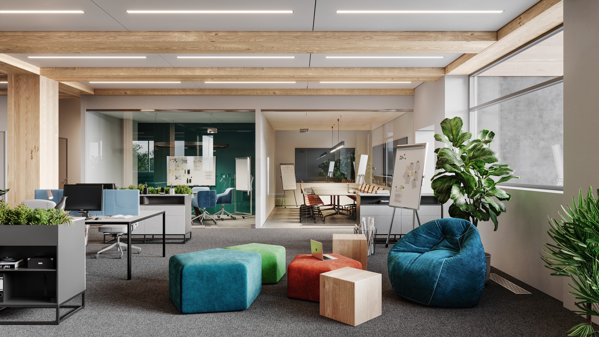 3D Renderings of Brainergy Hub - Innovation in Jülich by Render Vision - Architizer