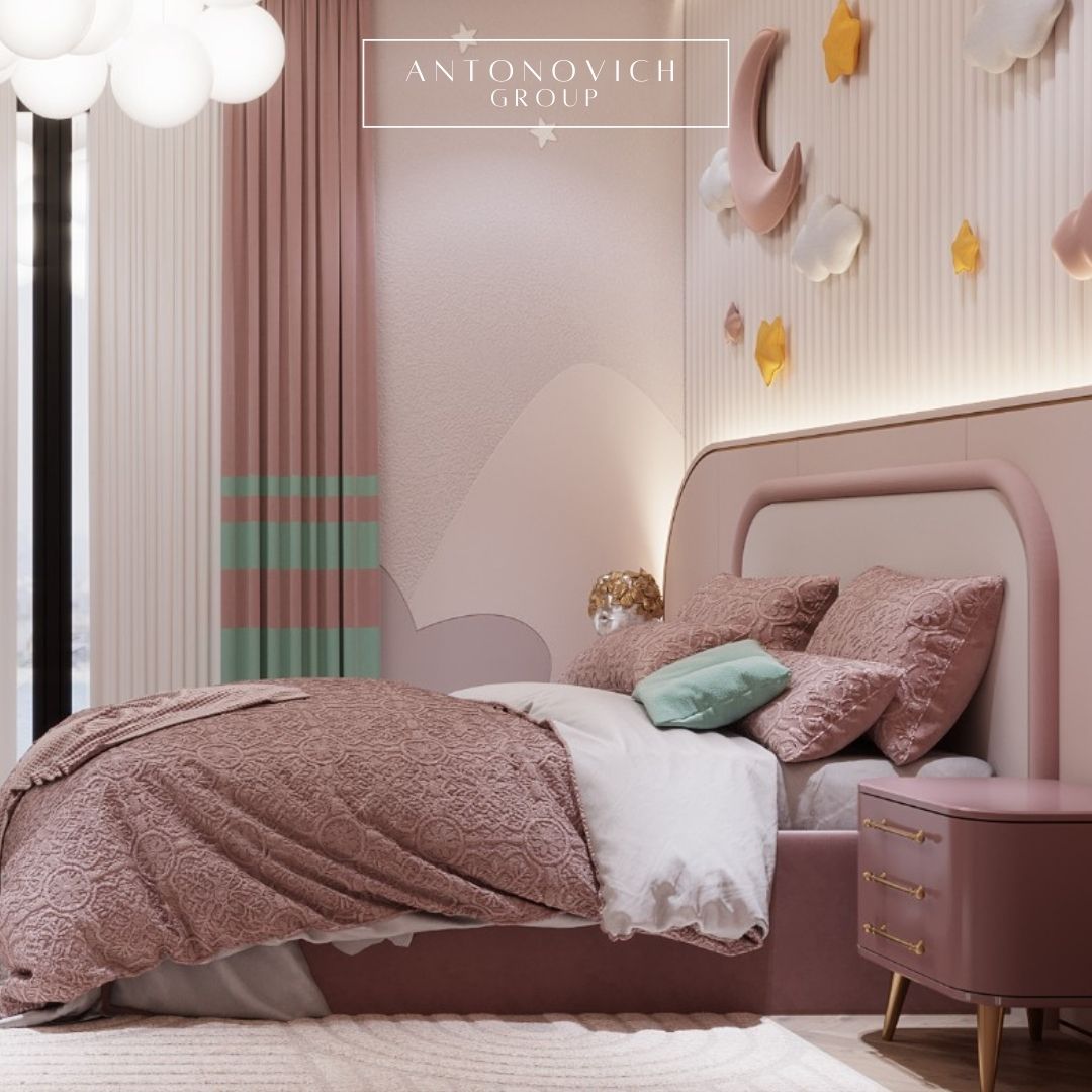 Girls Bedroom Interior design and Fit-out Solution by LUXURY ANTONOVICH ...