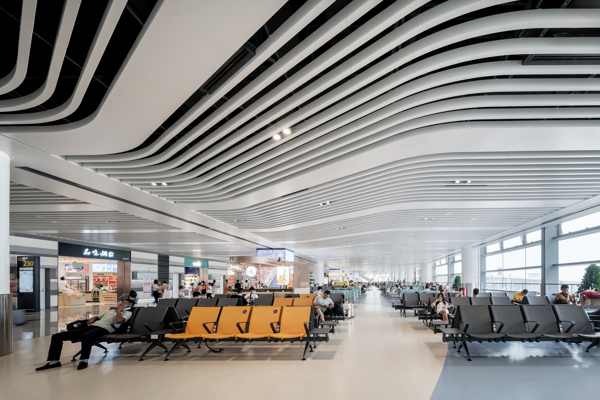 Aedas completed Yantai Penglai International Airport Terminal 2 by Aedas - Architizer
