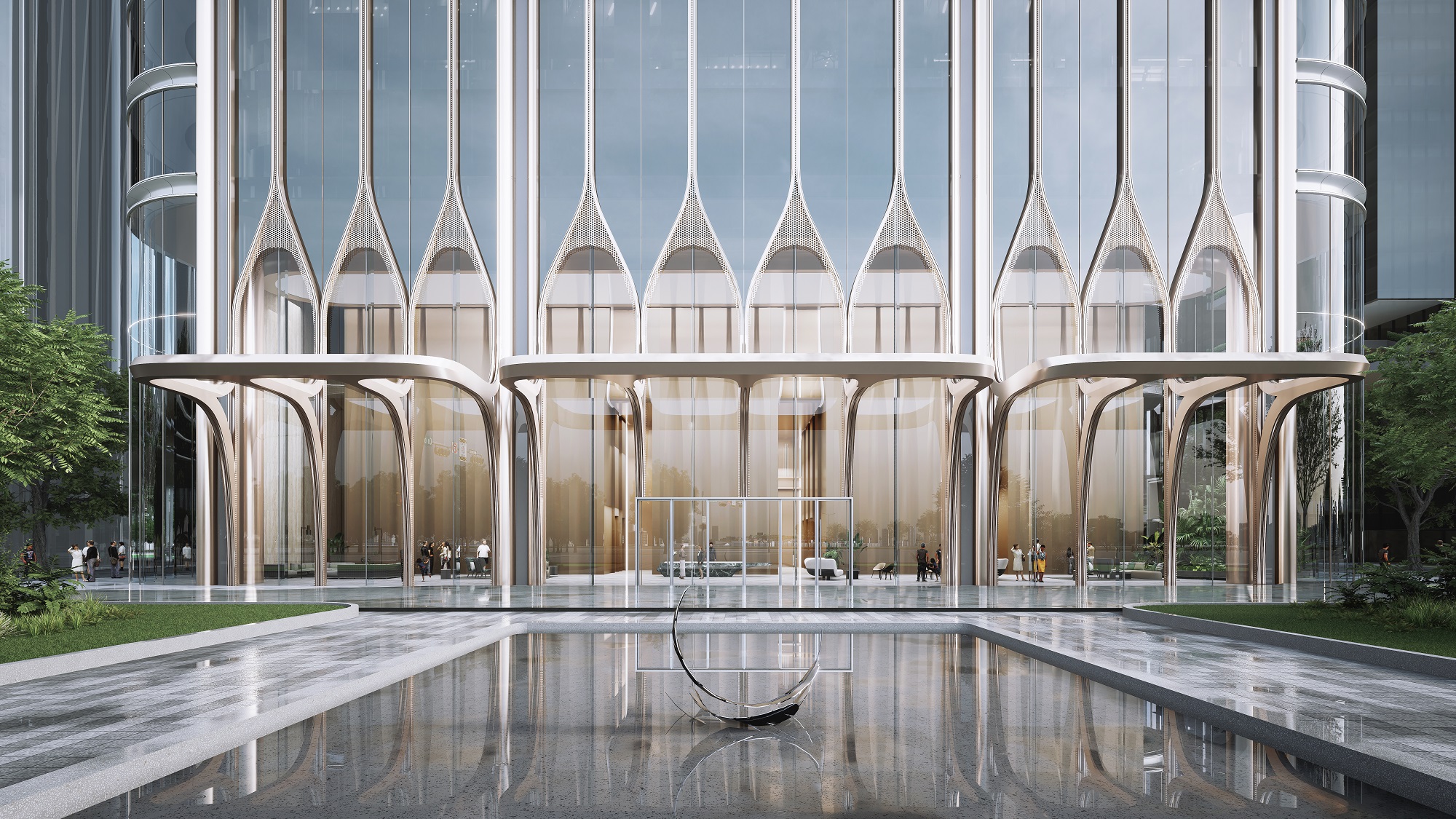 Redefining Urban Elegance: A New Landmark by the Pearl River by Aedas - Architizer