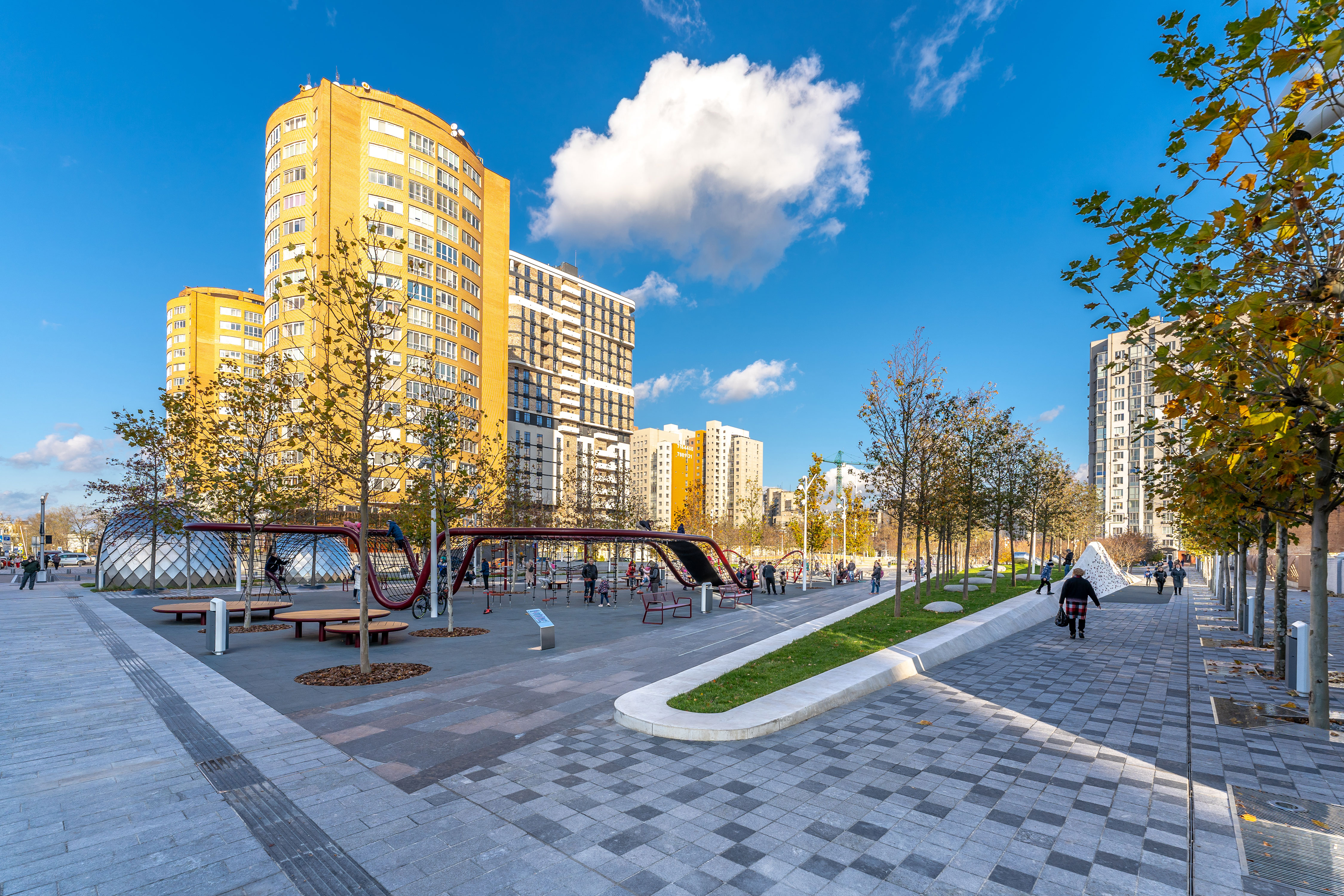 Reconstruction of Uspenska Square in Dnipro, Ukraine by Architectural team of Dmytro Volyk and ...