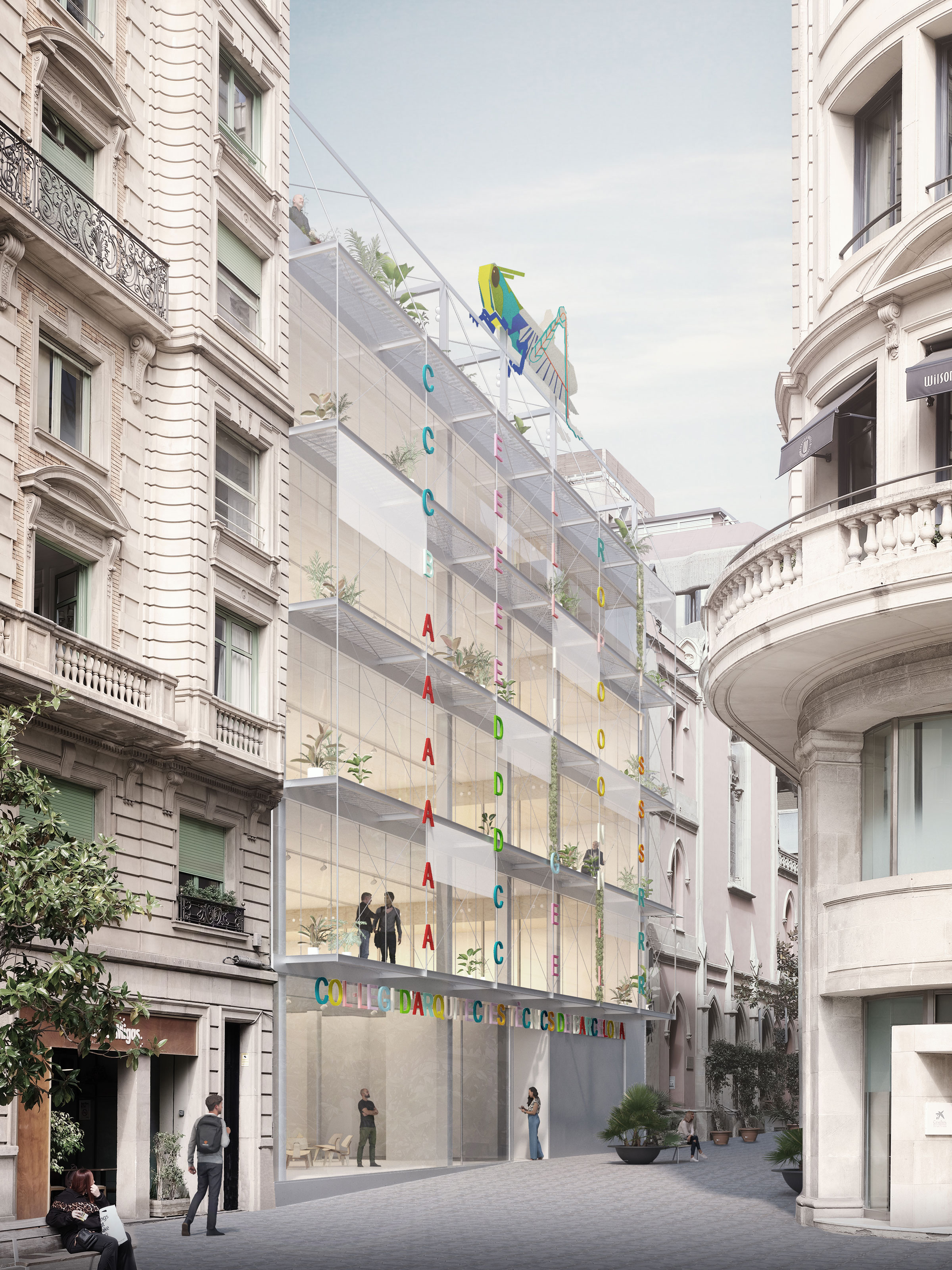 Edifici CATEB a Barcelona by Binil imatge d'arquitectura - Architizer