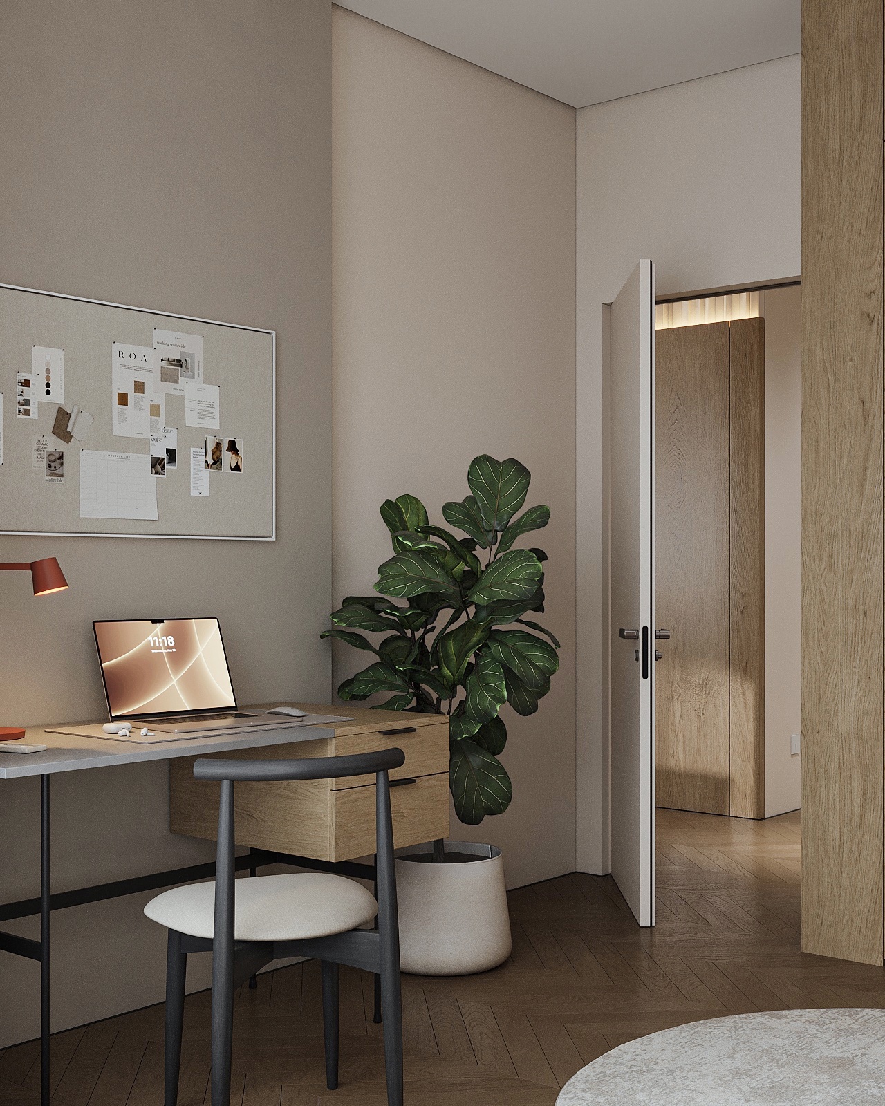 Кабинет 9,8 м² by DD Design Studio - Architizer