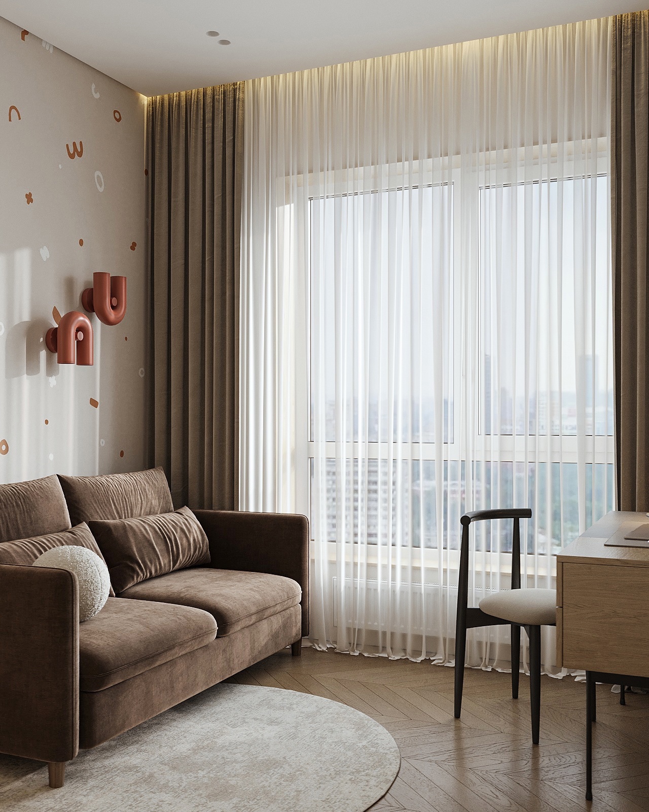 Кабинет 9,8 м² by DD Design Studio - Architizer