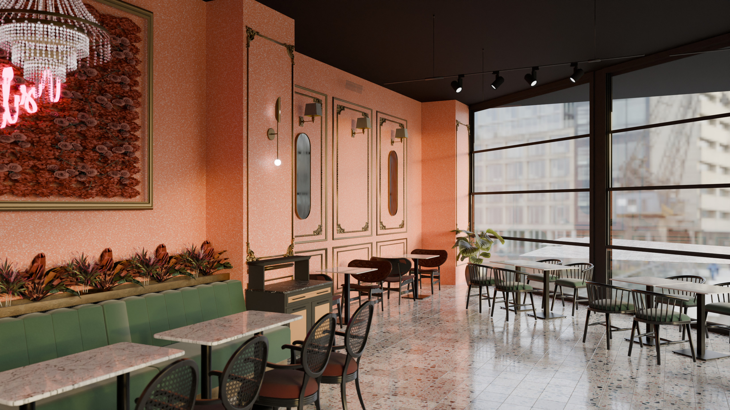 Le Profitti Cafe Novapark by Benna Interior - Architizer