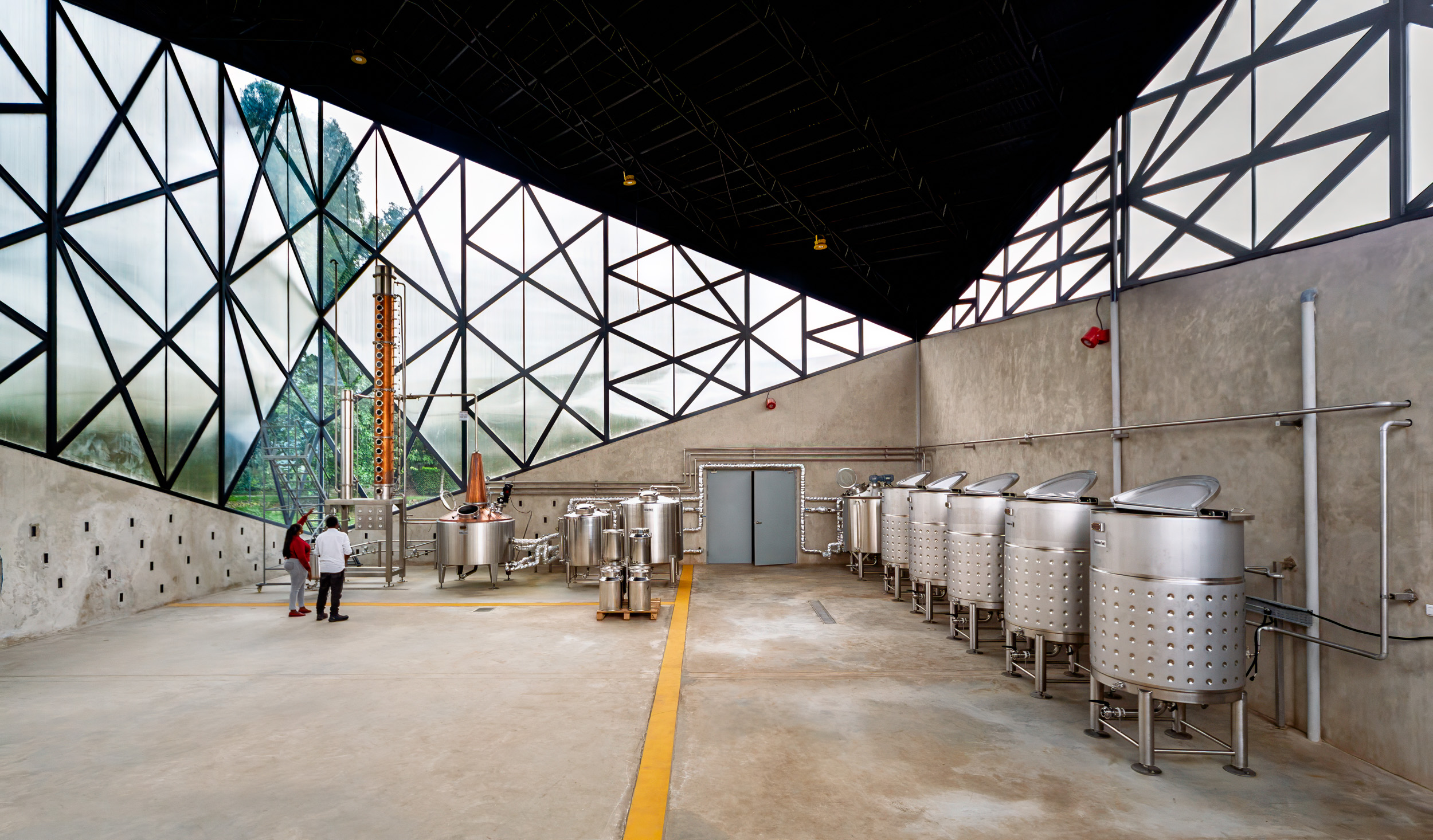 Virunga Mountain Spirits Distillery by BE_Design - Architizer