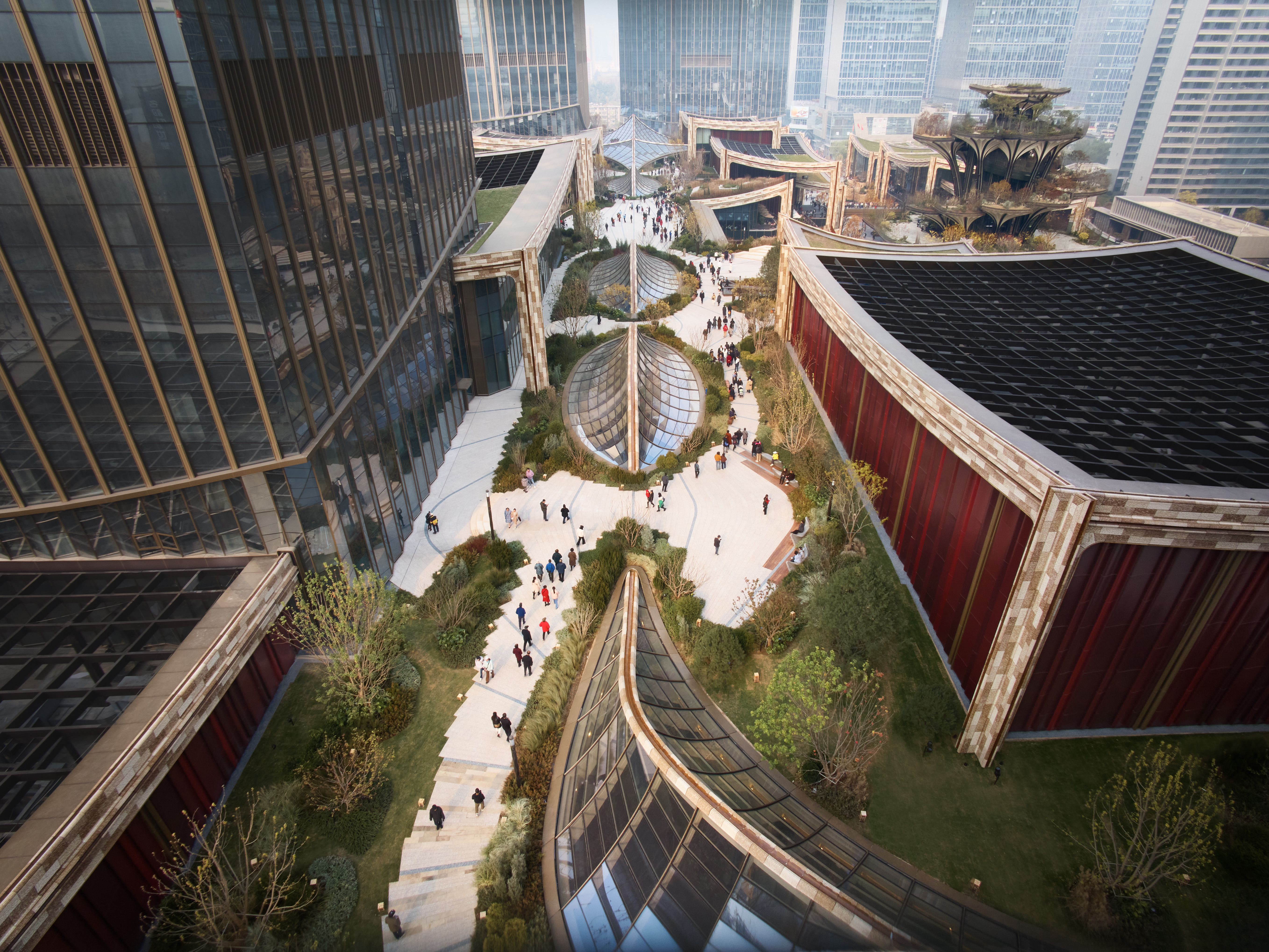 Xi’an Centre Culture Business District (CCBD) by Heatherwick Studio - Architizer