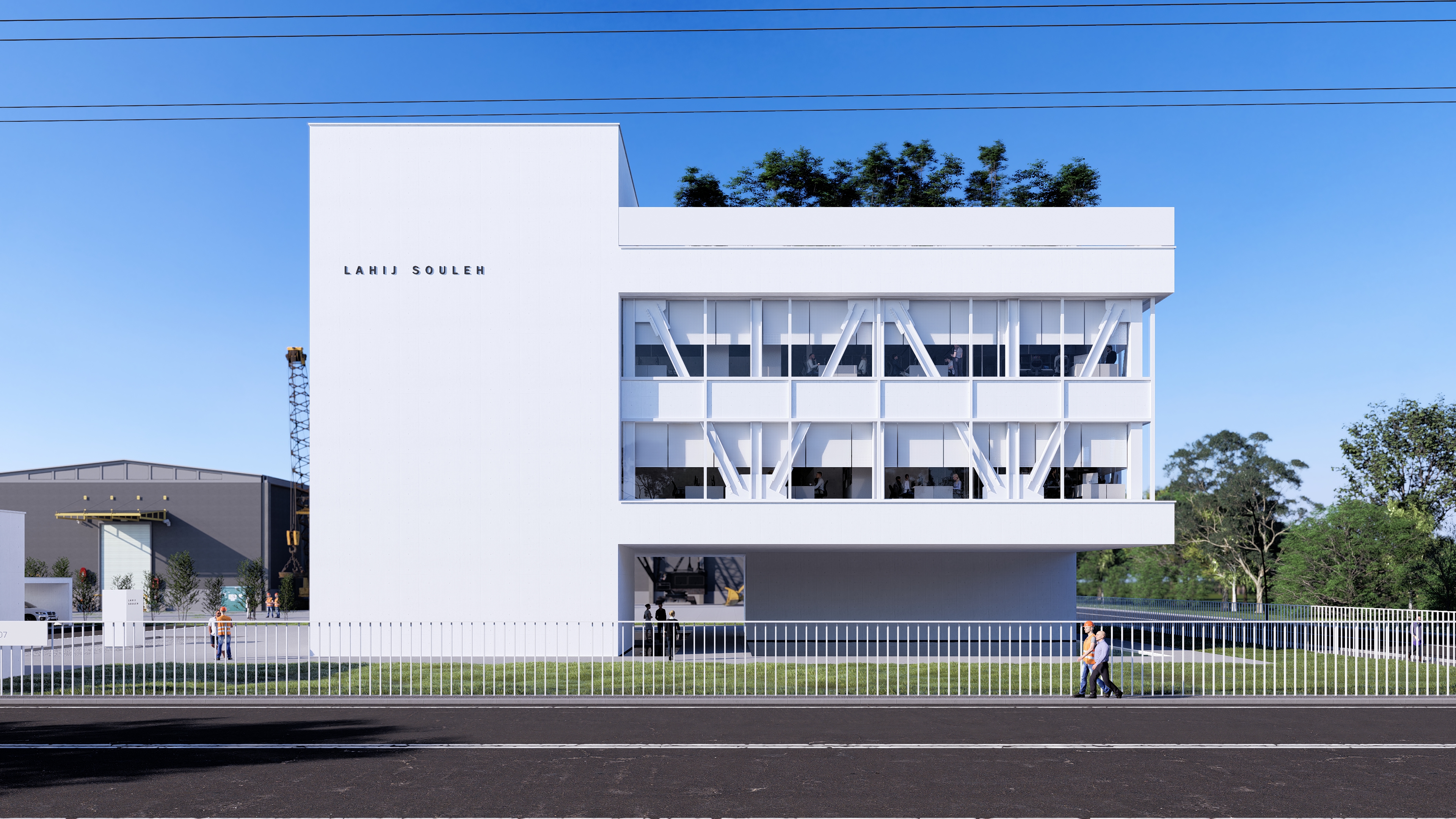 Lahij Souleh Factory Office Building by Vahid Joudi Studio [Architecture + Design + Construction ...